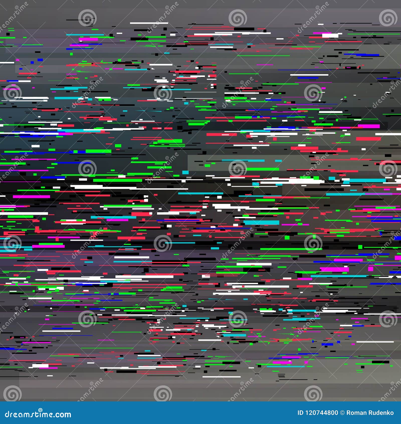 Web stock vector. Illustration of display, glitch, defect - 120744800