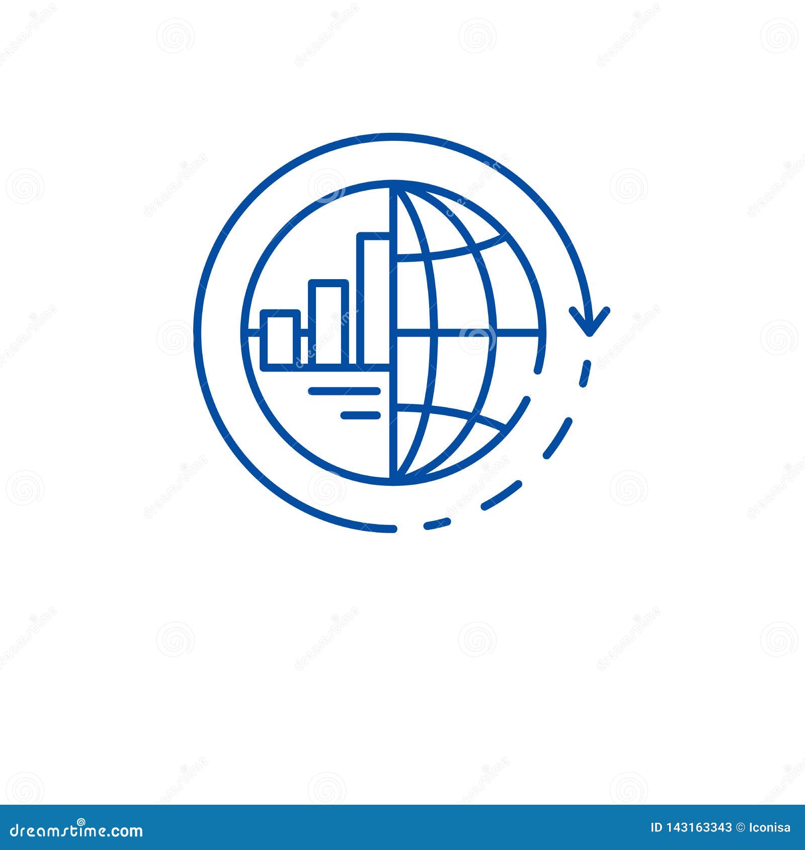 AI Integration Line Cartoon Flat Illustration | CartoonDealer.com ...