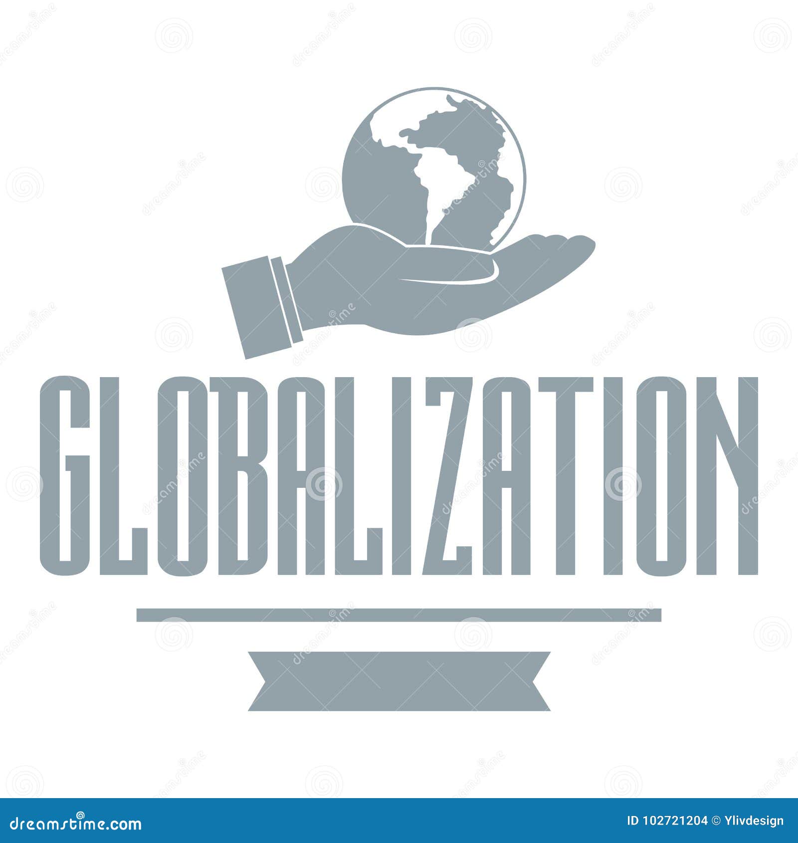Globalization Logo Simple Gray Style Stock Illustrations – 5 ...