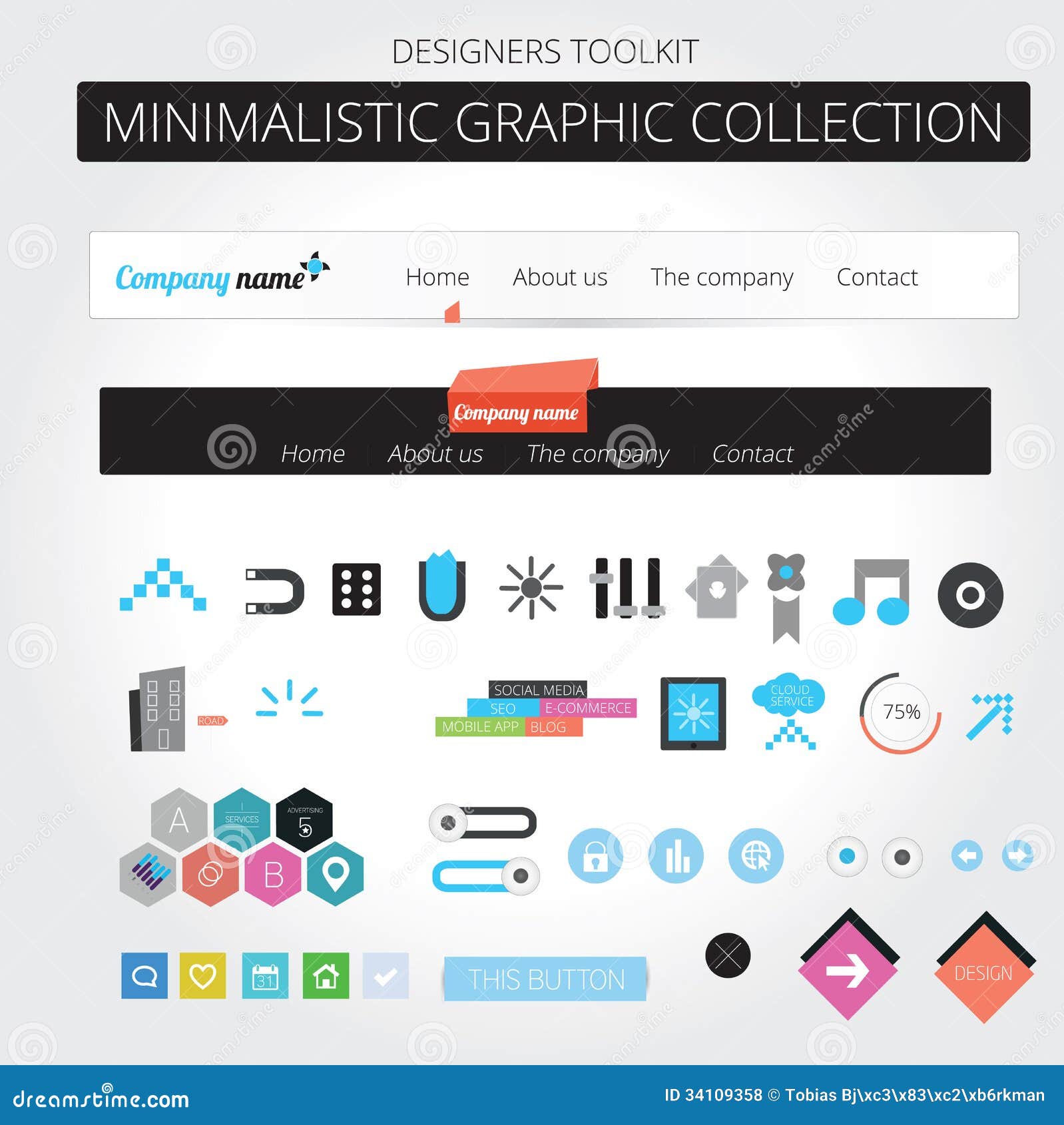 Web graphics stock illustration. Illustration of sidebar - 34109358