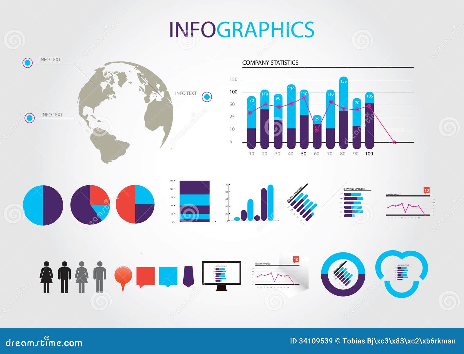 Web graphics stock illustration. Illustration of social - 34109539