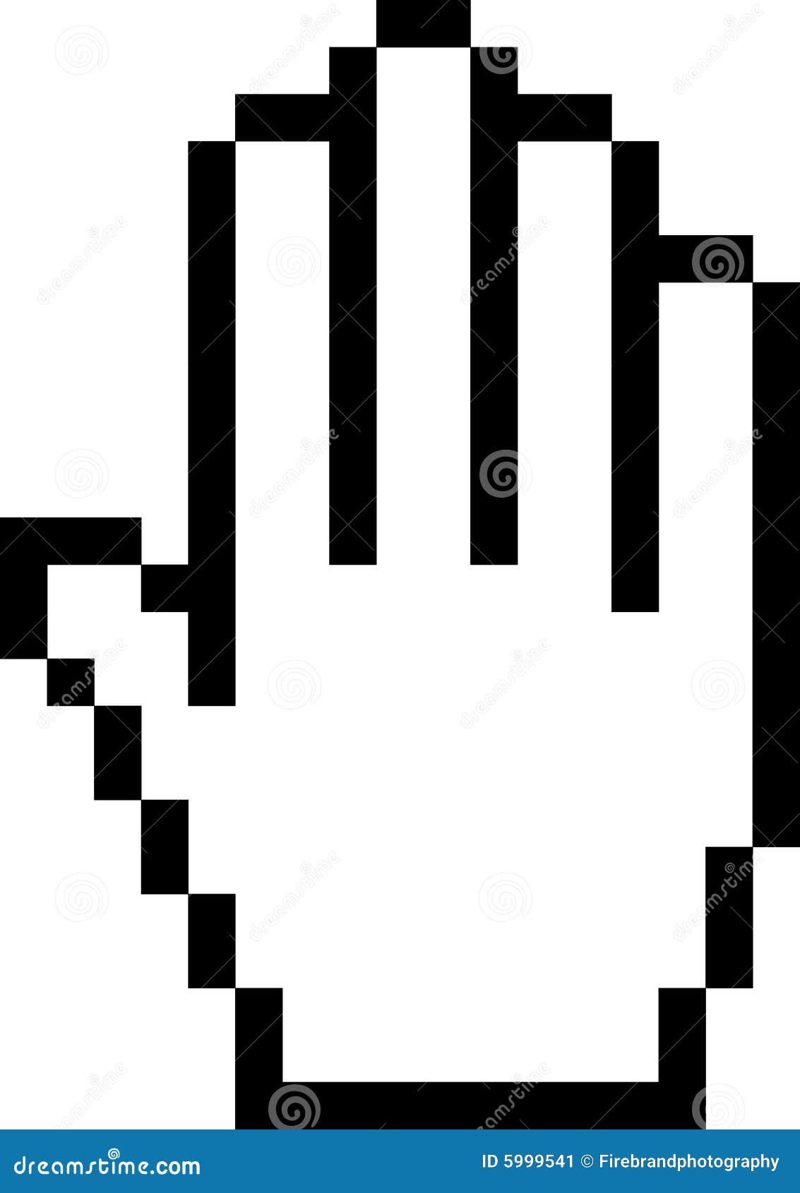 Open Hand Cursor Open Book And Cursor Hand Vector Icon Stock Vector