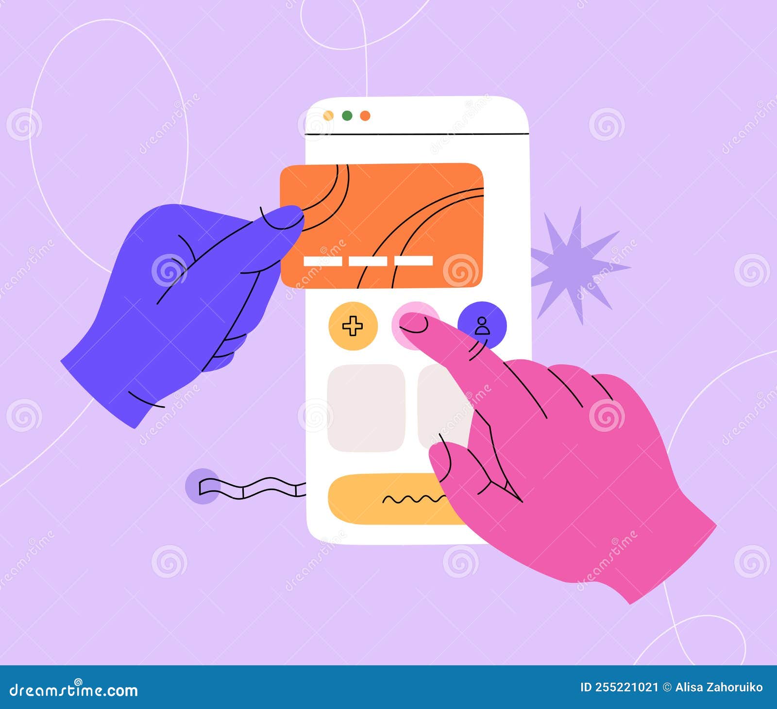 Hands Working On Website Or Application, Ui Ux Design And Programming. Team Of Designers Doing ...