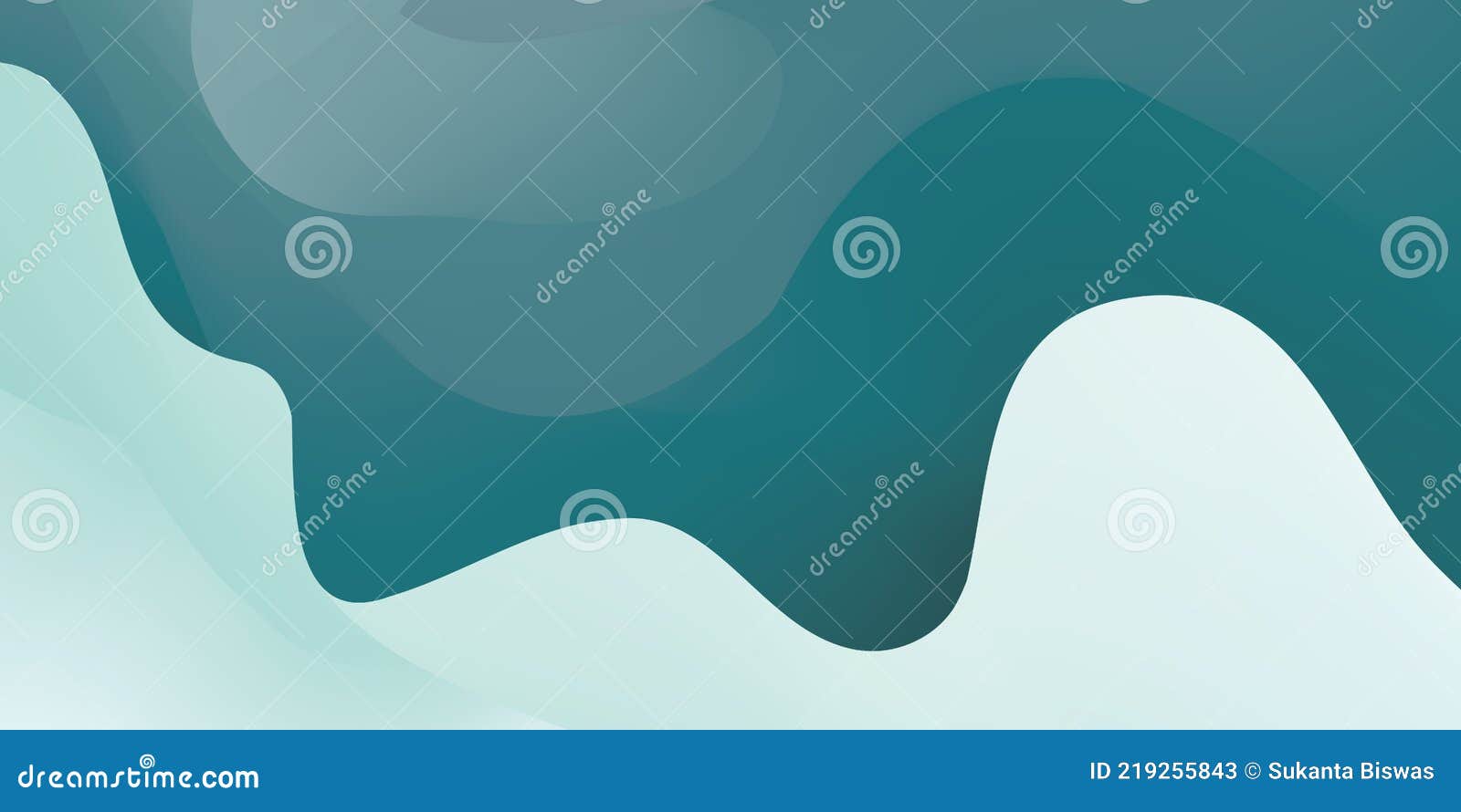 Web Header Background Design with Liquid Turquoise Paint Flow. Stock ...