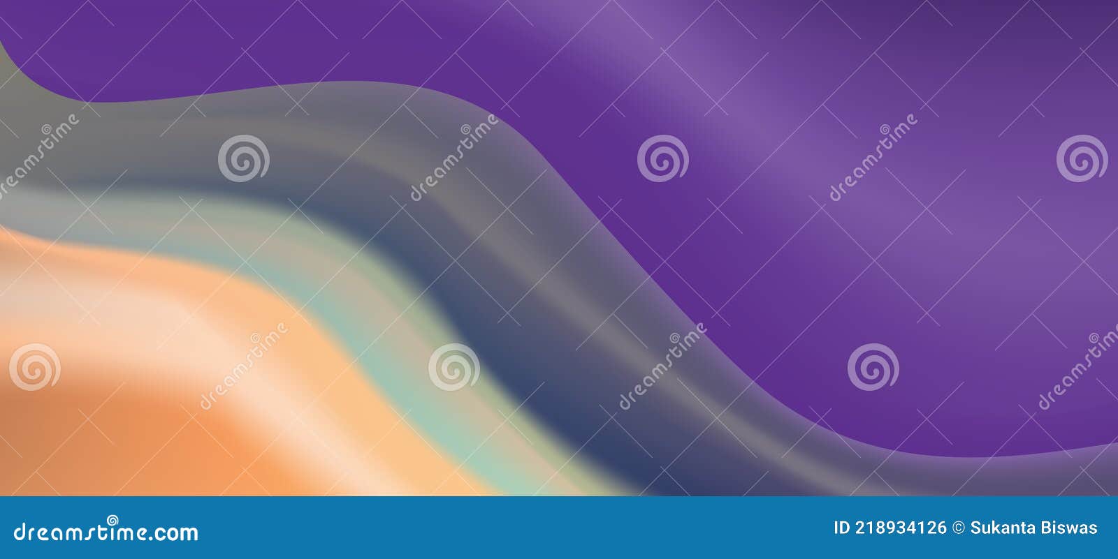 Web Header Background Design with Liquid Violet and Orange Paint Flow ...