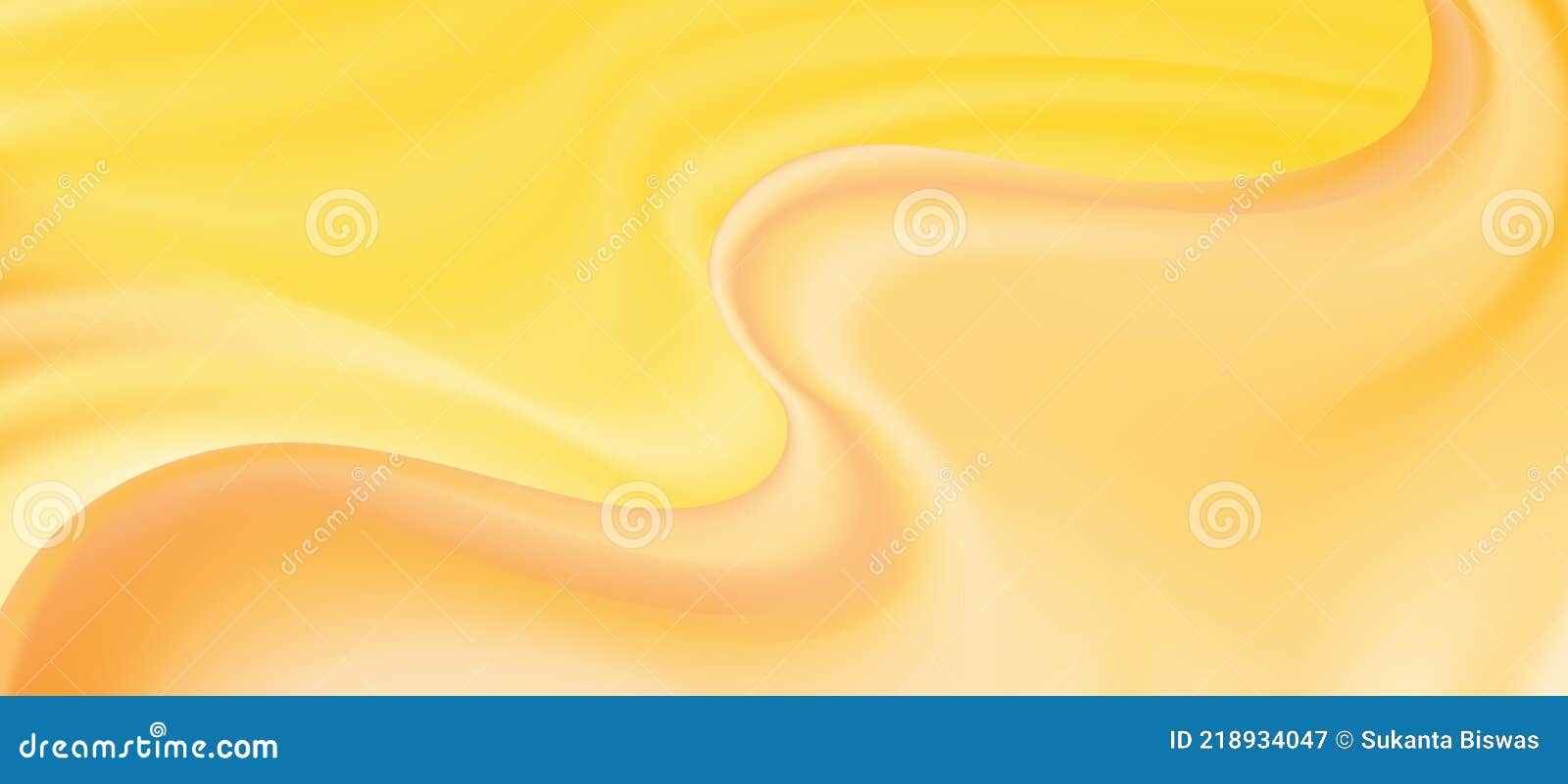 Web Header Background Design with Liquid Yellow Paint Flow. Stock ...