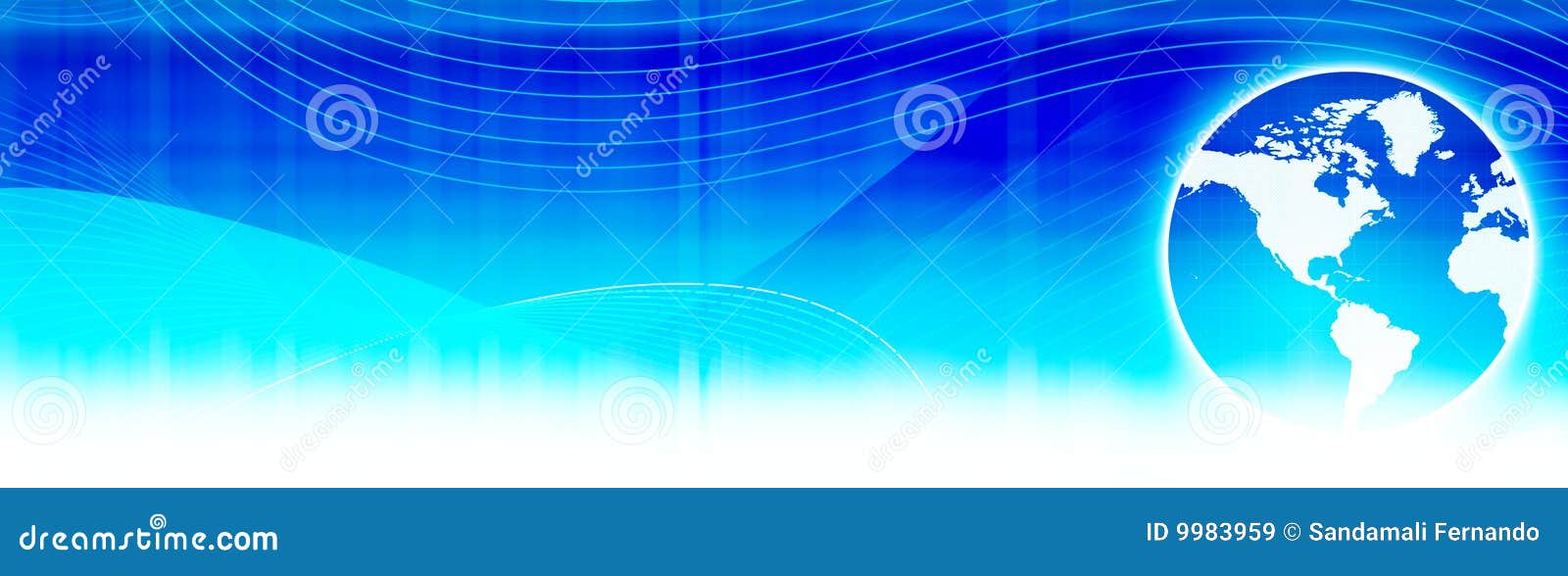 Web header / world globe stock illustration. Illustration of cool - 9983959