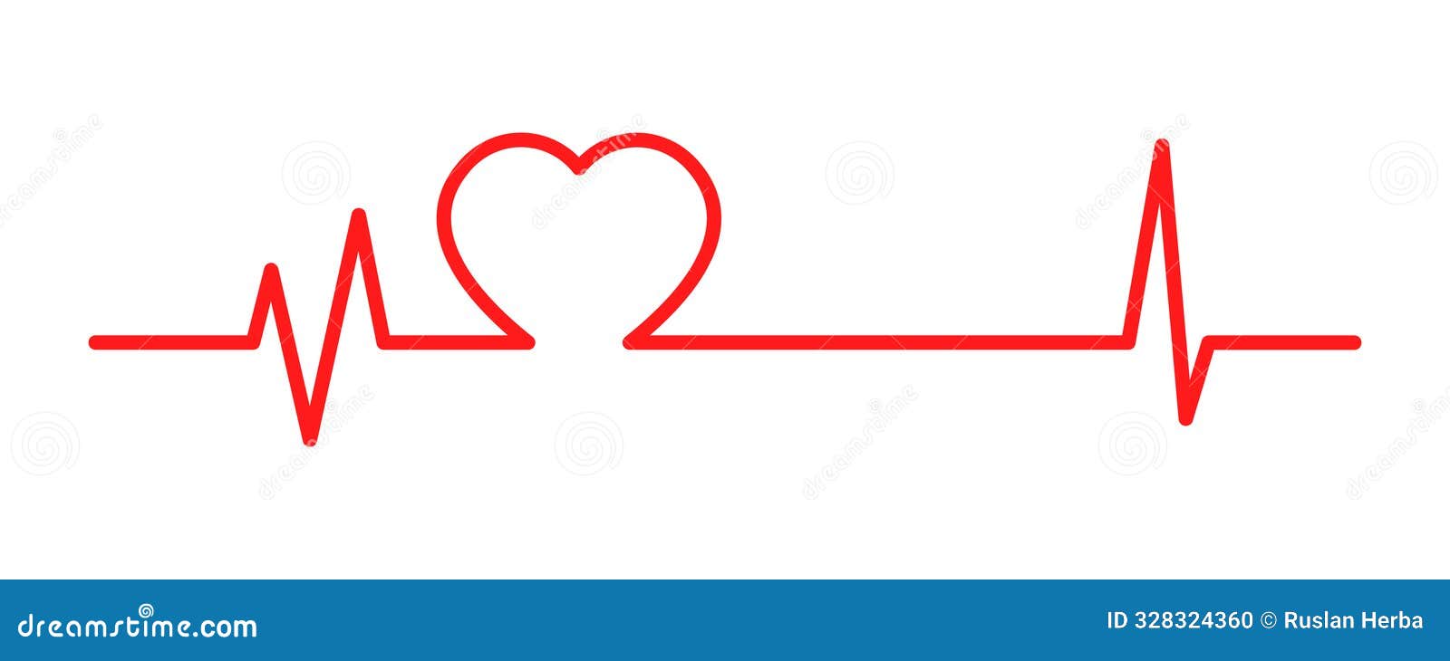 Heart Beat Vector Icon. Pulse or Rhythm. Pulse on Shape Heart Stock ...