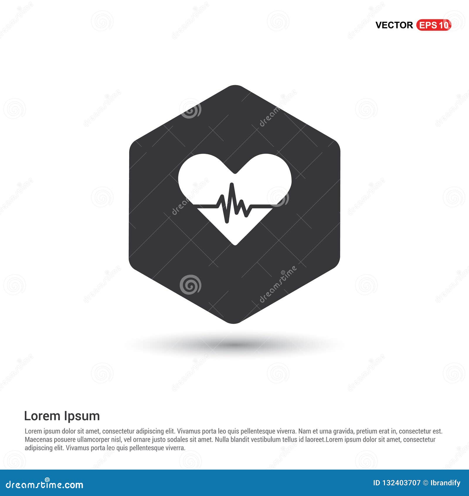 Web heart icon stock vector. Illustration of design - 132403707