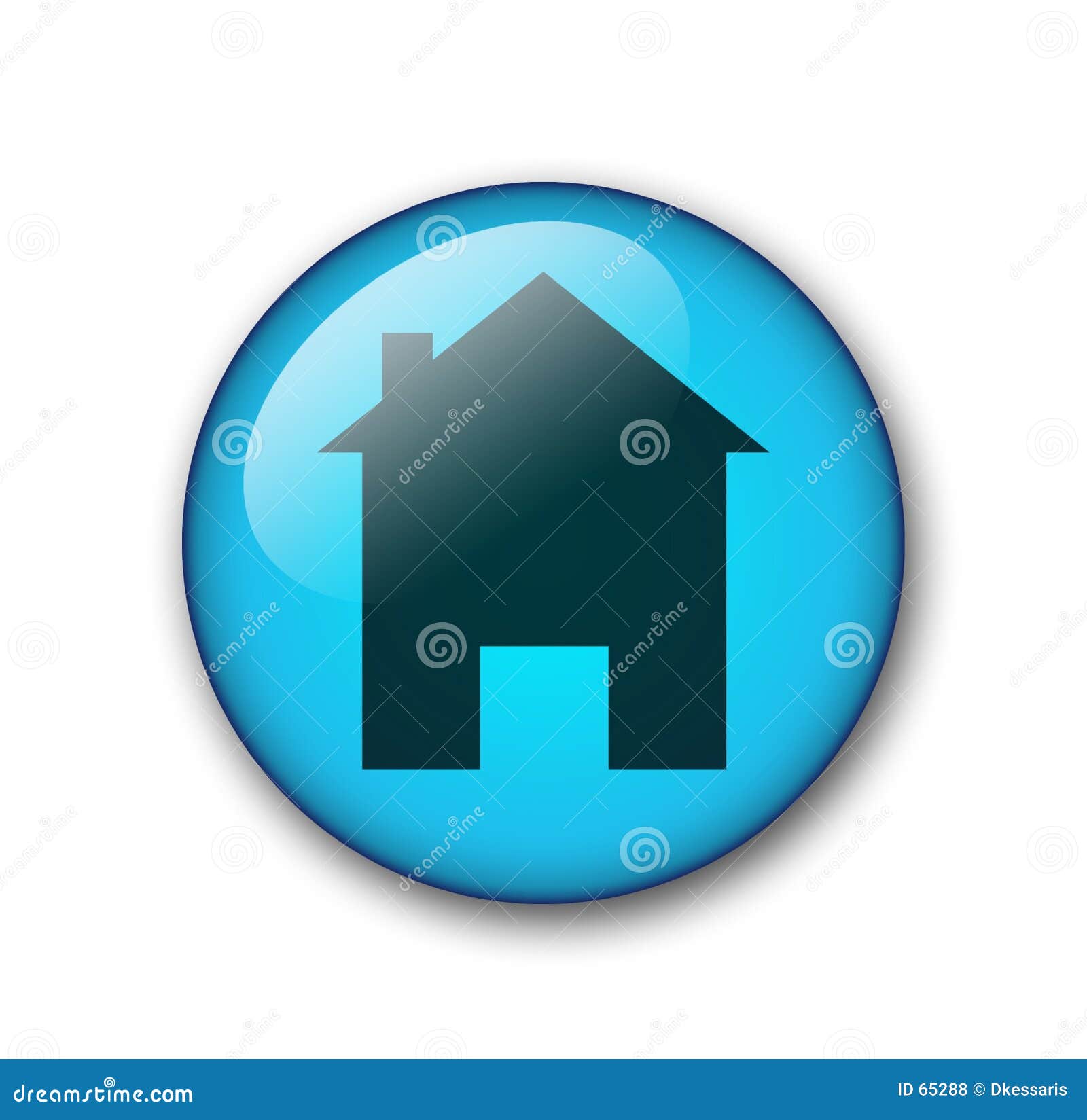 Web home button stock illustration. Illustration of button - 65288