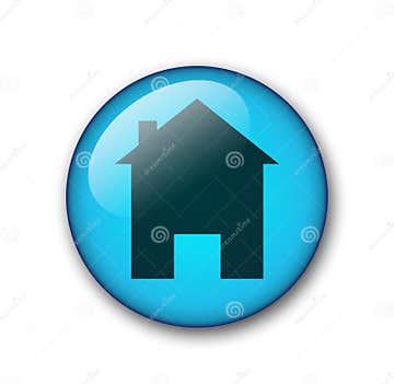 Web home button stock illustration. Illustration of button - 65288