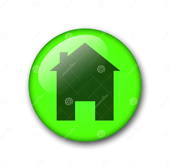 Web home button stock illustration. Illustration of crystal - 65300