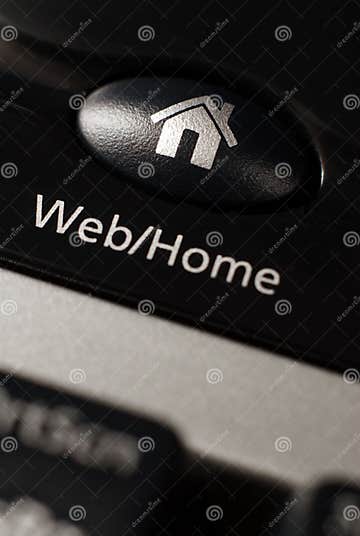 The Web Home Page Button on a Keyboard Stock Image - Image of shortcut ...