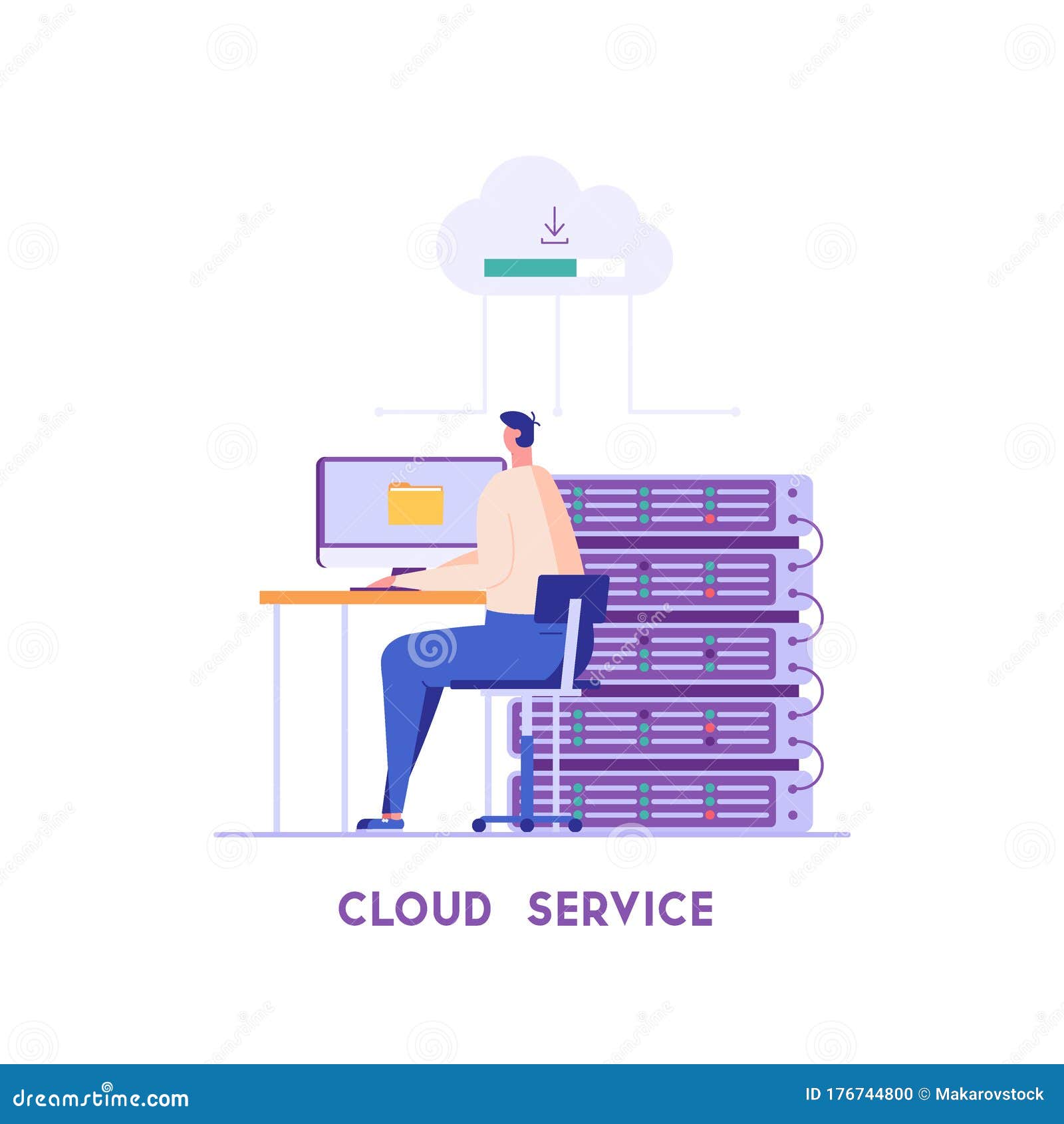 Web Hosting. Concept of Cloud Computing, Online Database, Technology, Security, Computer, Web ...