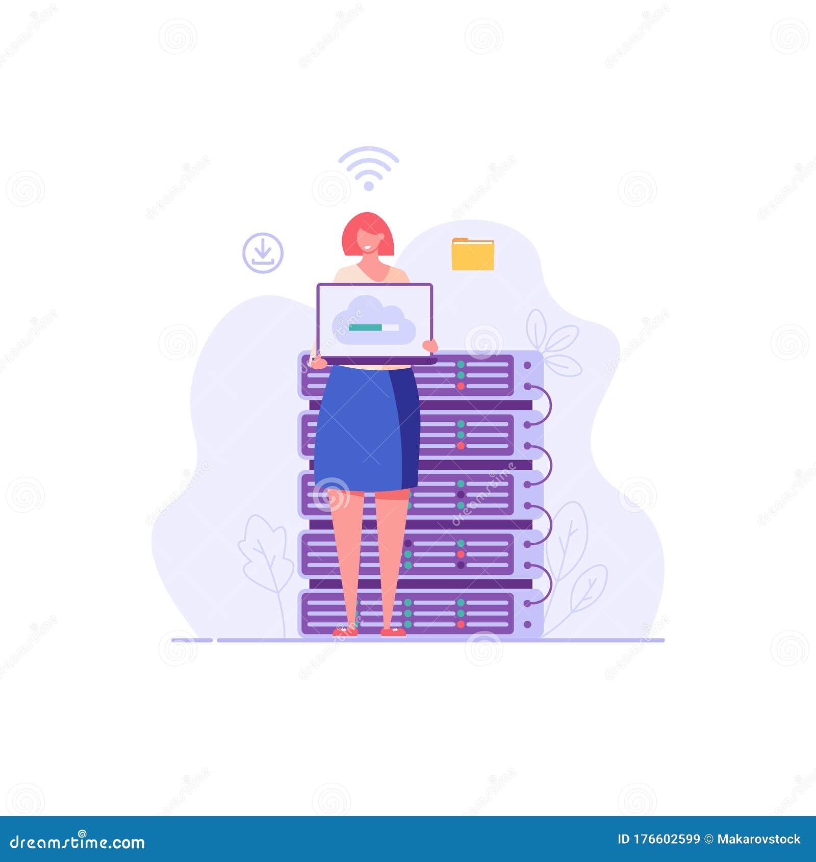 Web Hosting. Concept of Cloud Computing, Online Database, Technology, Security, Computer, Web ...