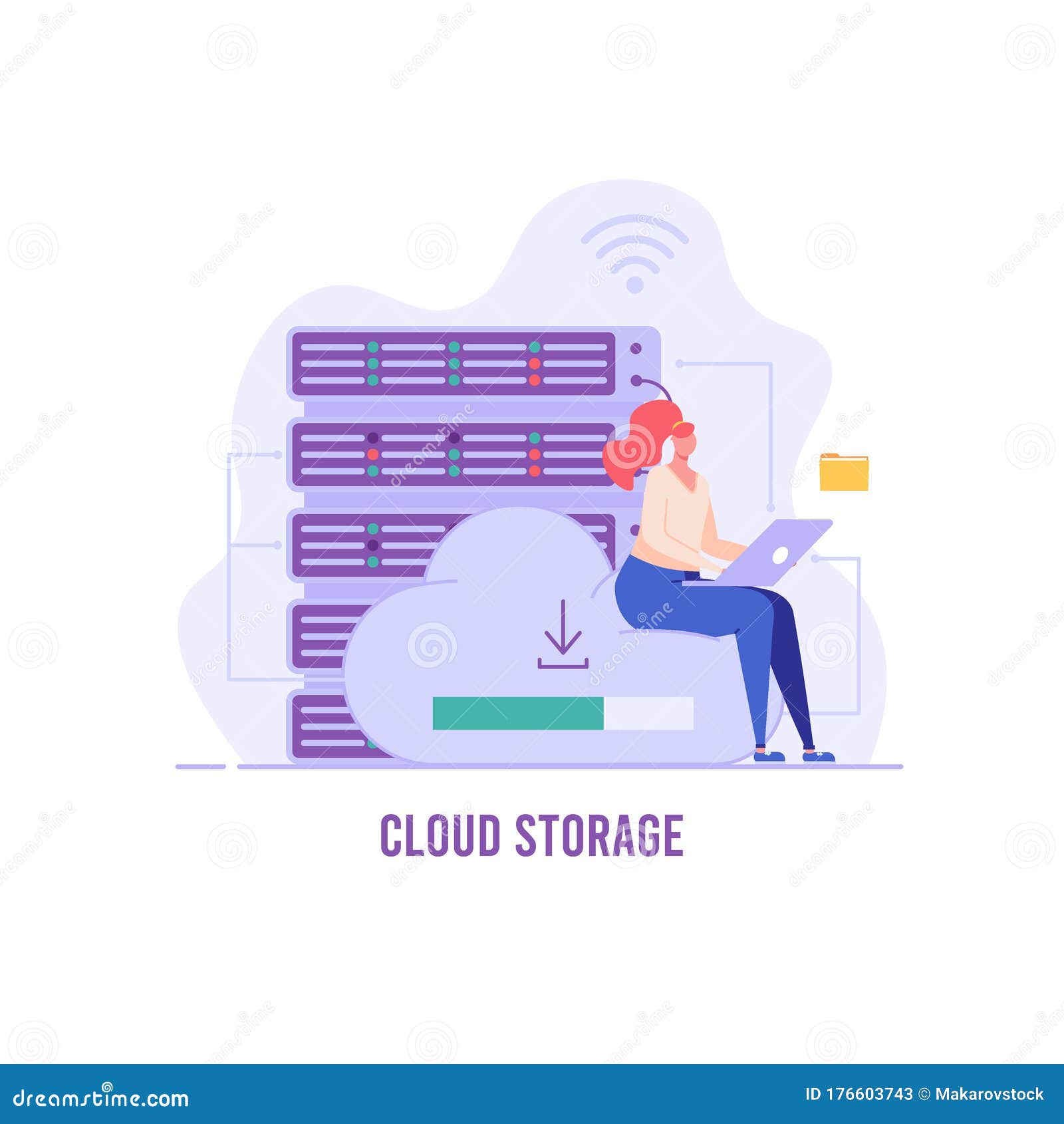 Web Hosting. Concept of Cloud Computing, Online Database, Technology, Security, Computer, Web ...