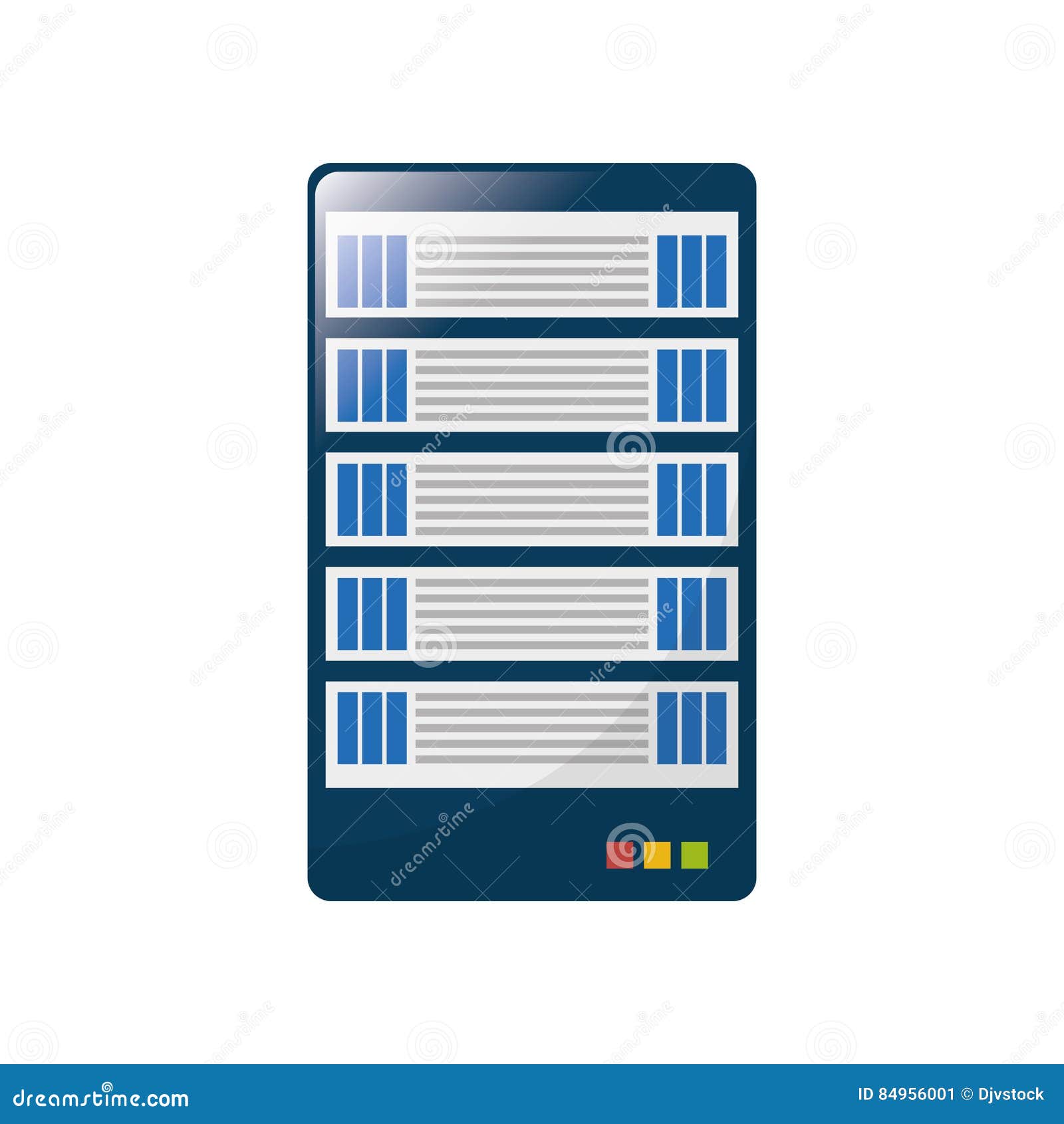 Web Hosting or Data Center Related Icons Image Stock Illustration ...