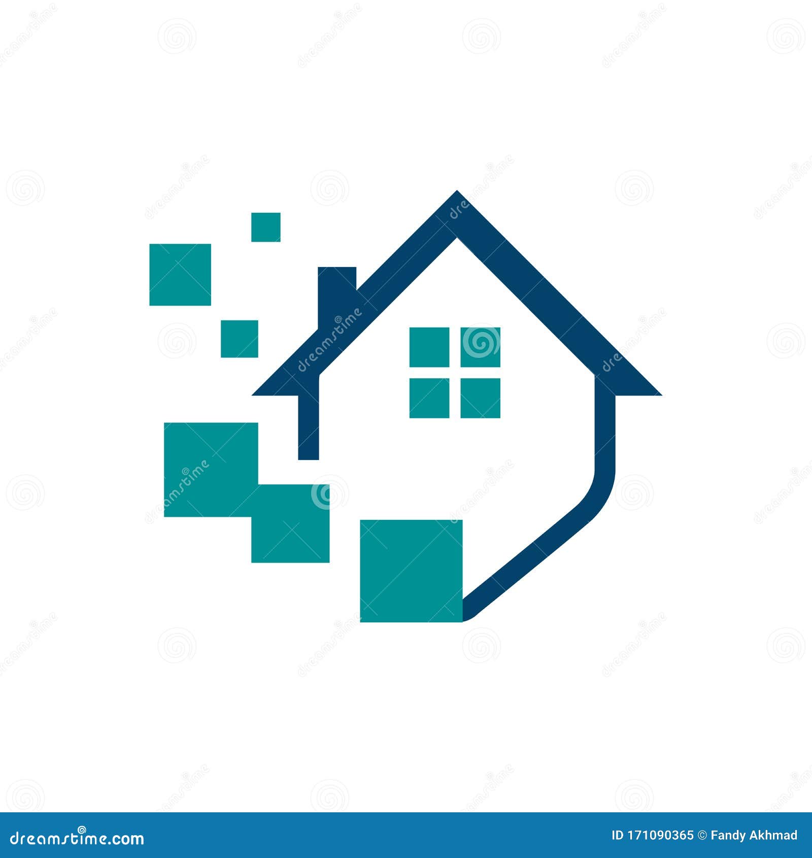 Web Hosting House of Digital Home Logo Design Vector Illustrations ...