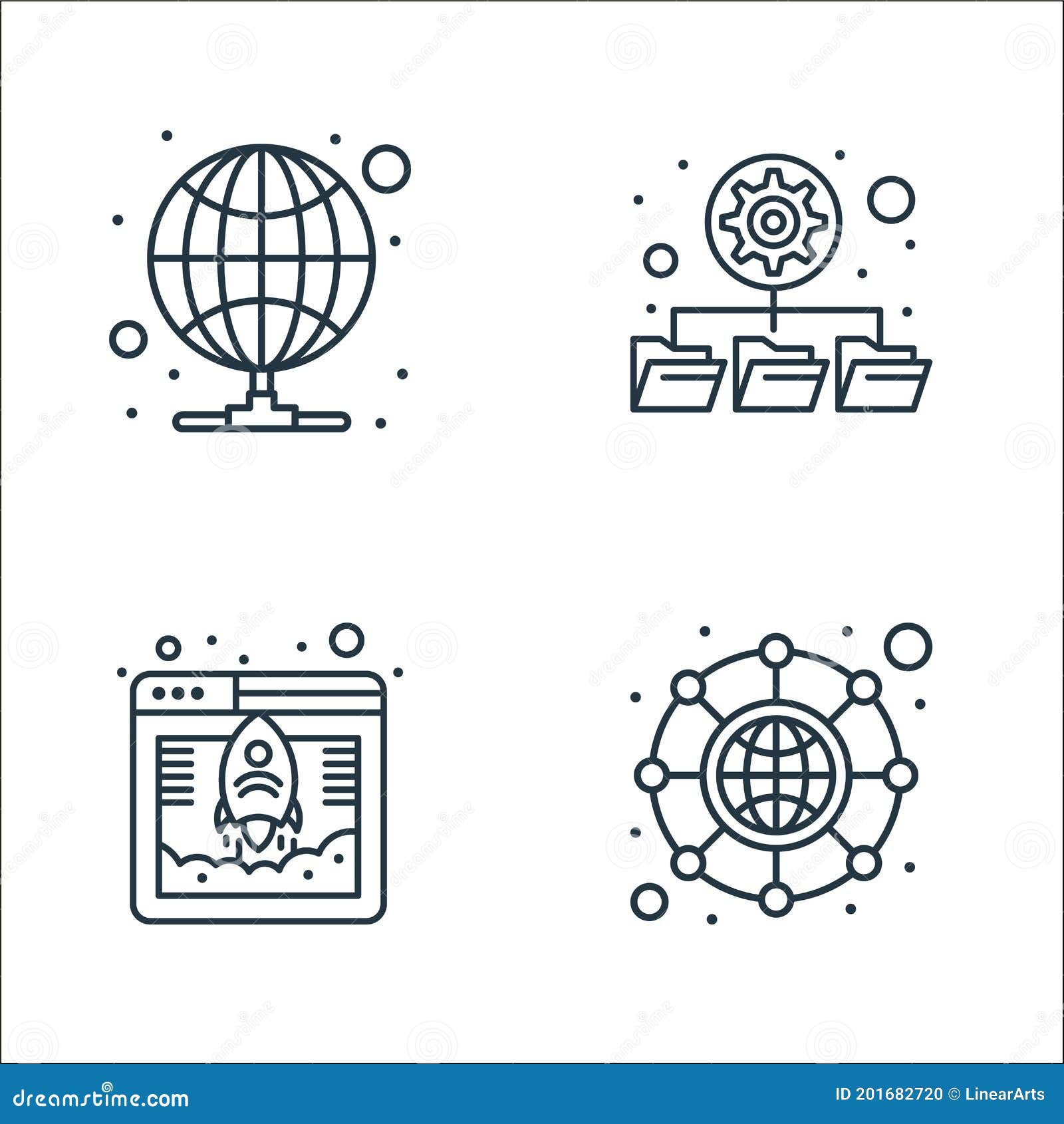 Linear Hierarchical Order Icon From Business Outline Collection. Thin ... Linear Hierarchical Order Icon From Business Outline Collection. Thin ...