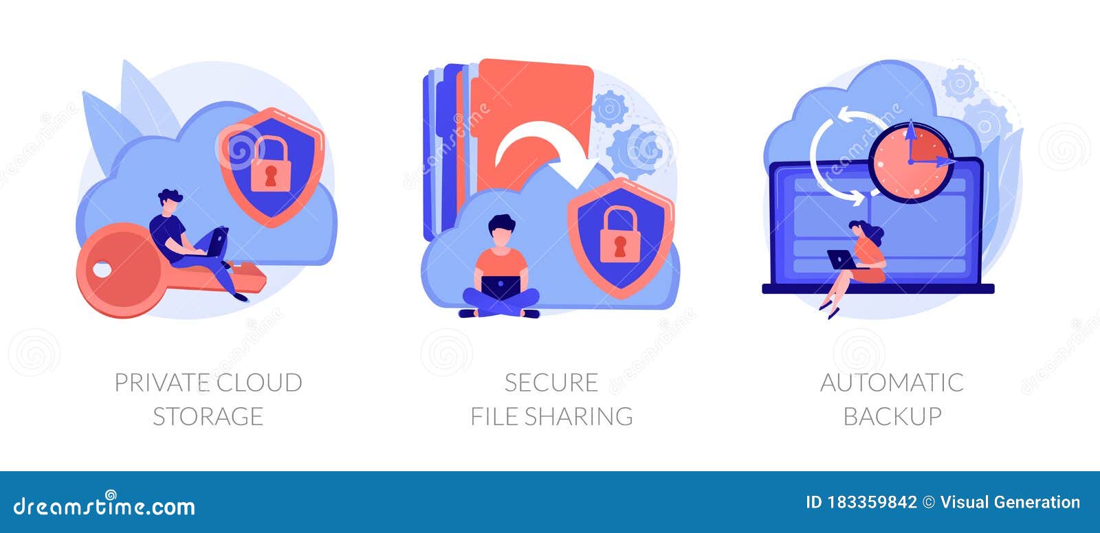 Web Hosting Platform Vector Concept Metaphors. Stock Vector - Illustration of internet ...