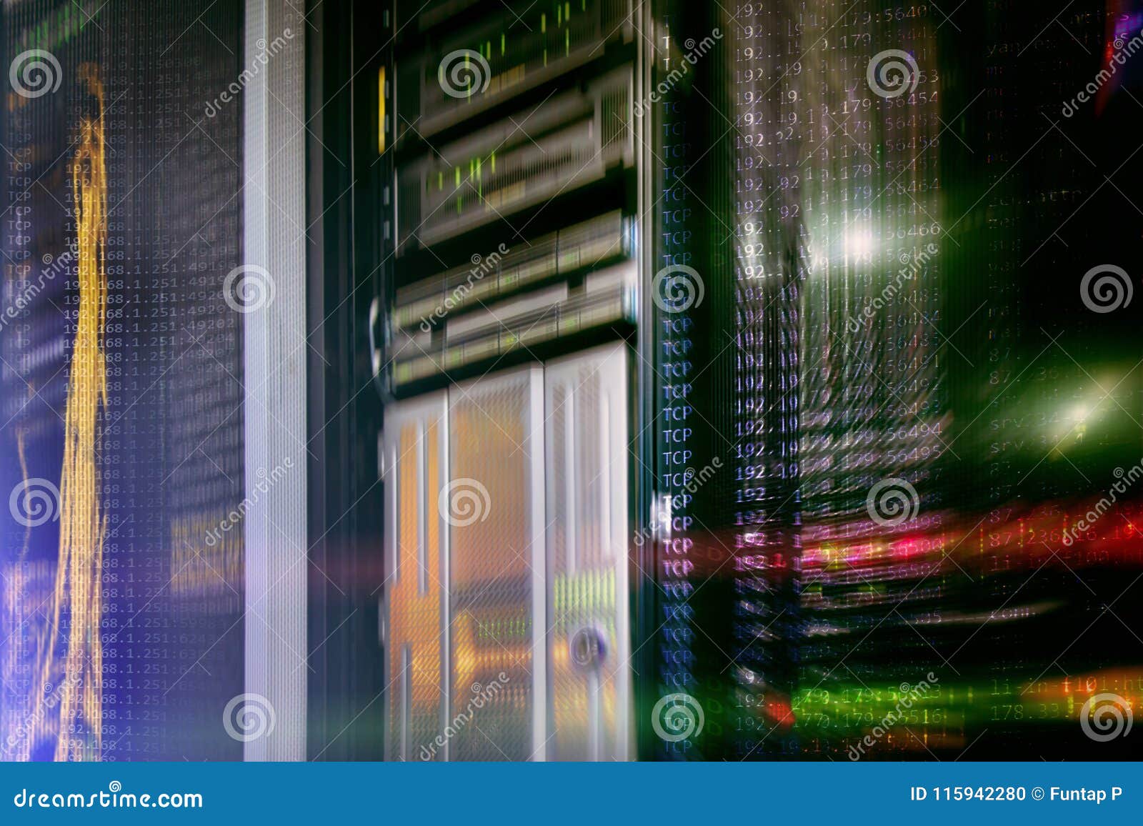 Web Hosting, Providing Storage Space and Access for Websites Stock ...