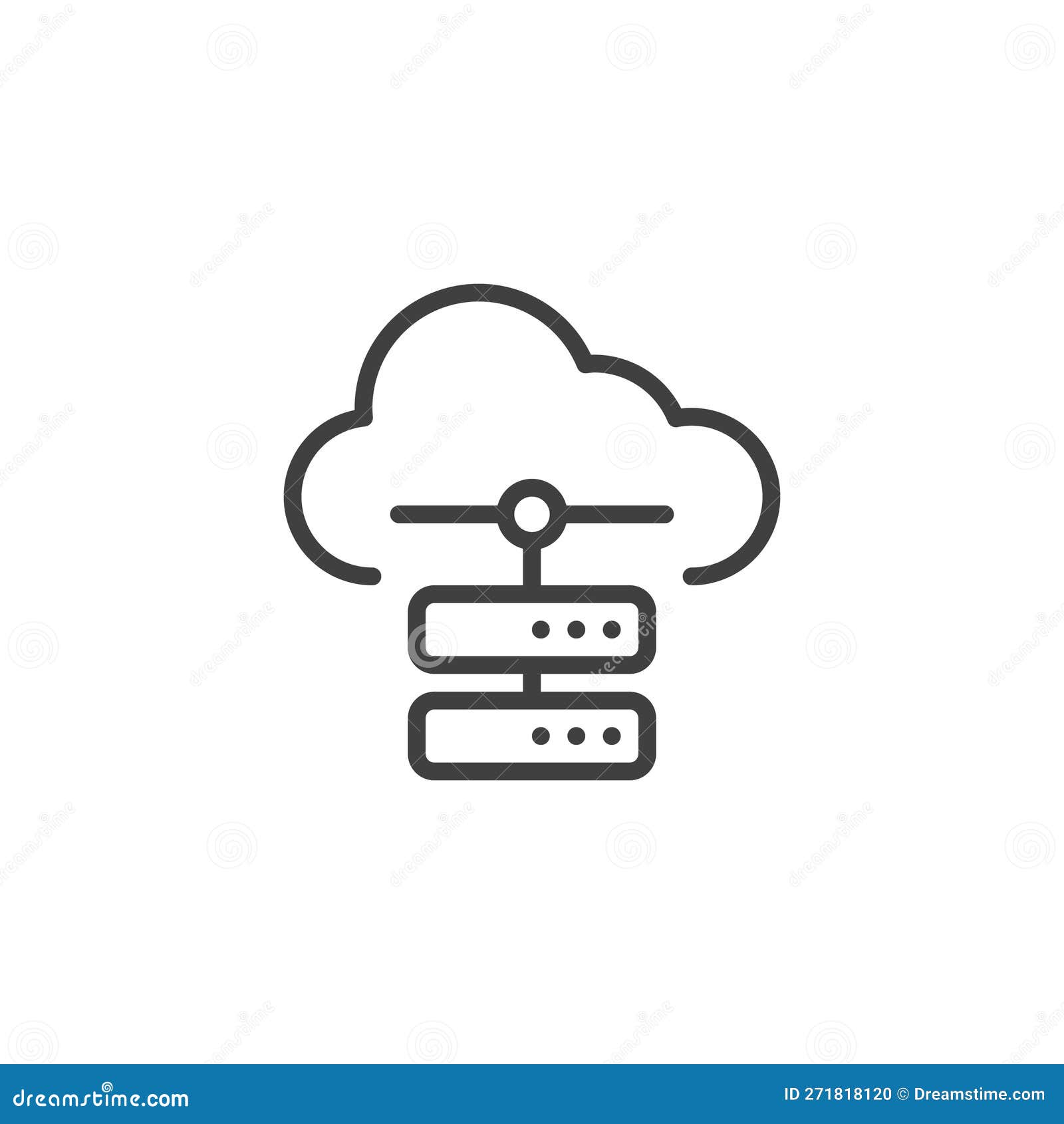 Server Line Icons Collection. Host, Node, Machine, Platform, Computer, System, Nerk Vector And ...