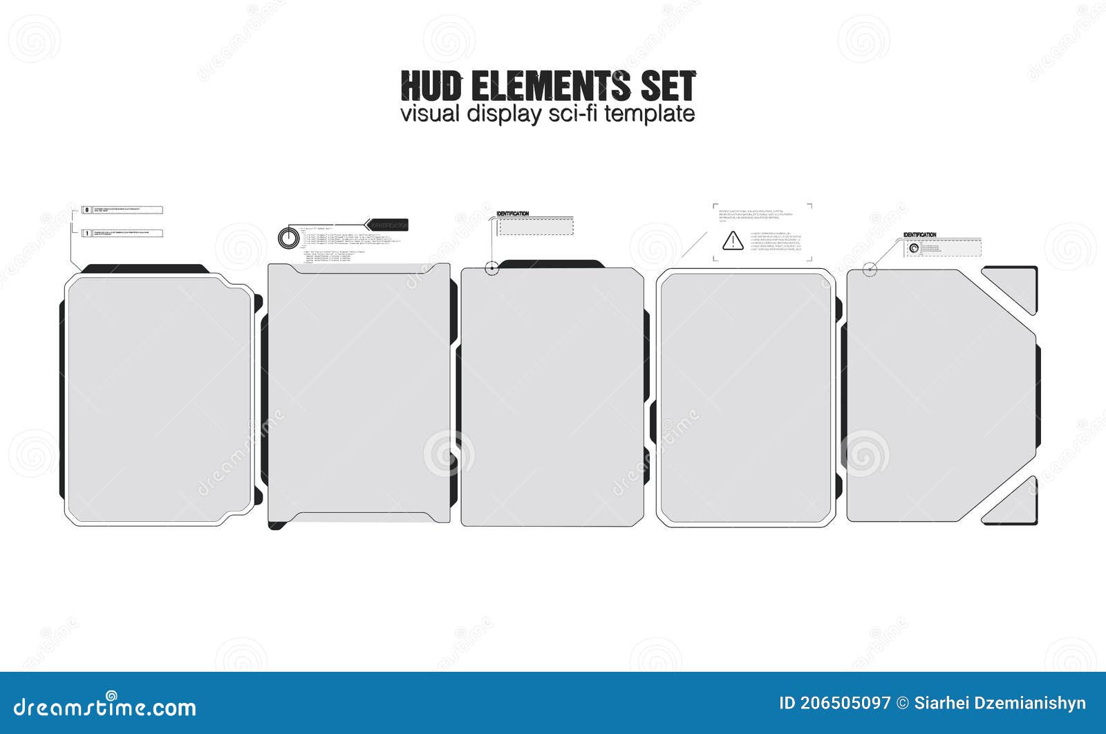 HUD Elements Mega Set Pack. Dashboard Display Virtual Reality ...