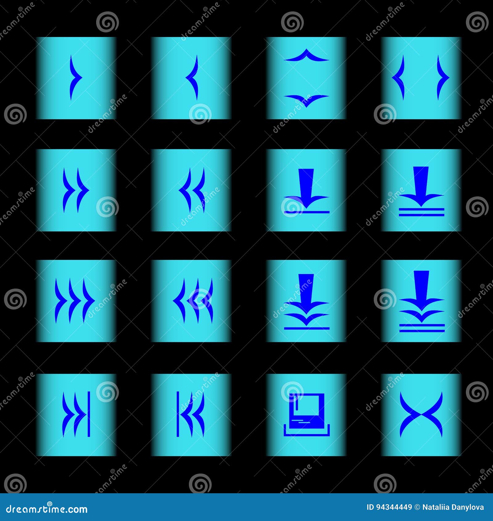 Web icon 16 blue_ stock illustration. Illustration of light - 94344449