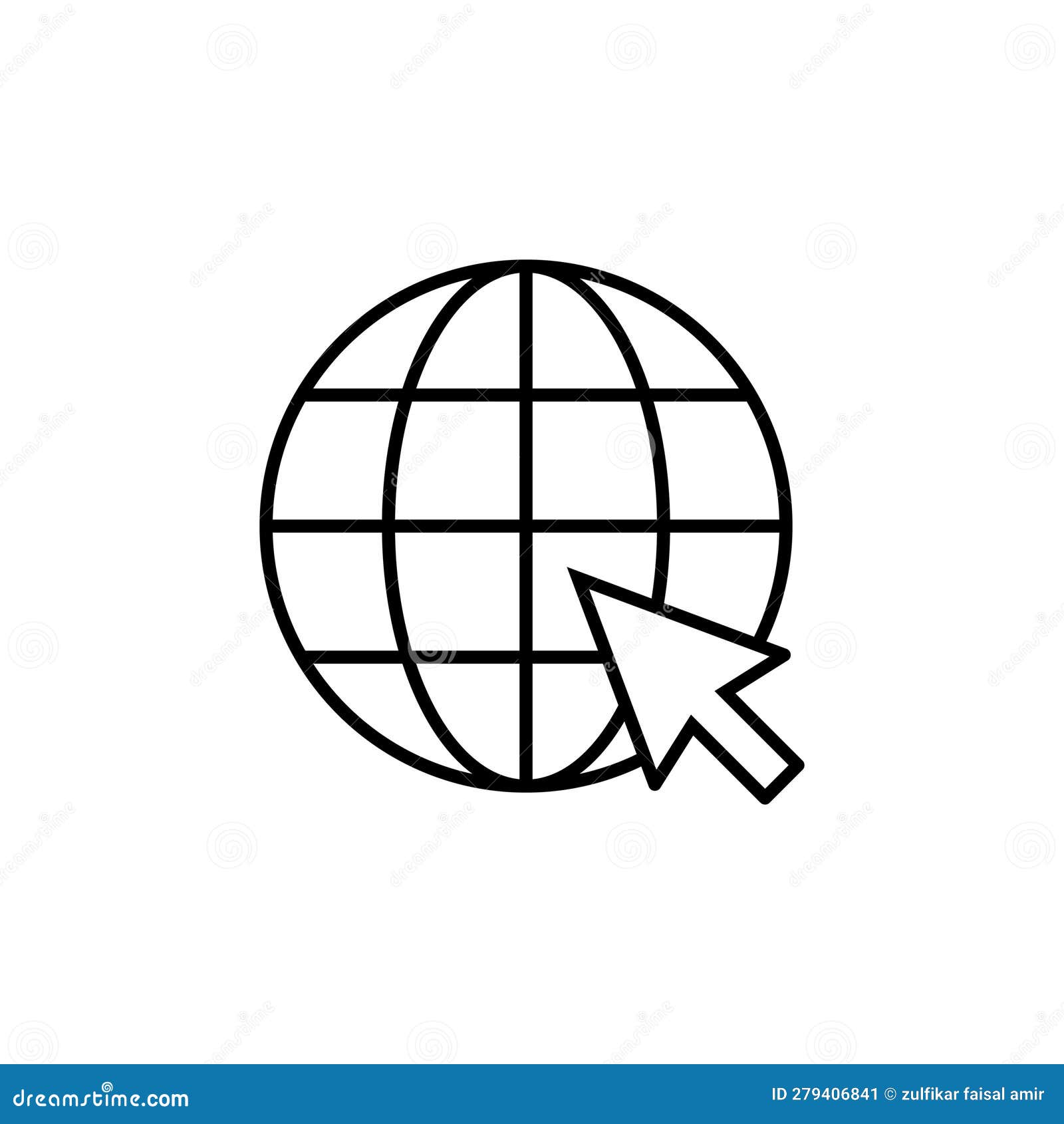 Web Icon . Go To Web Icon. Web Click Icon Stock Vector - Illustration ...
