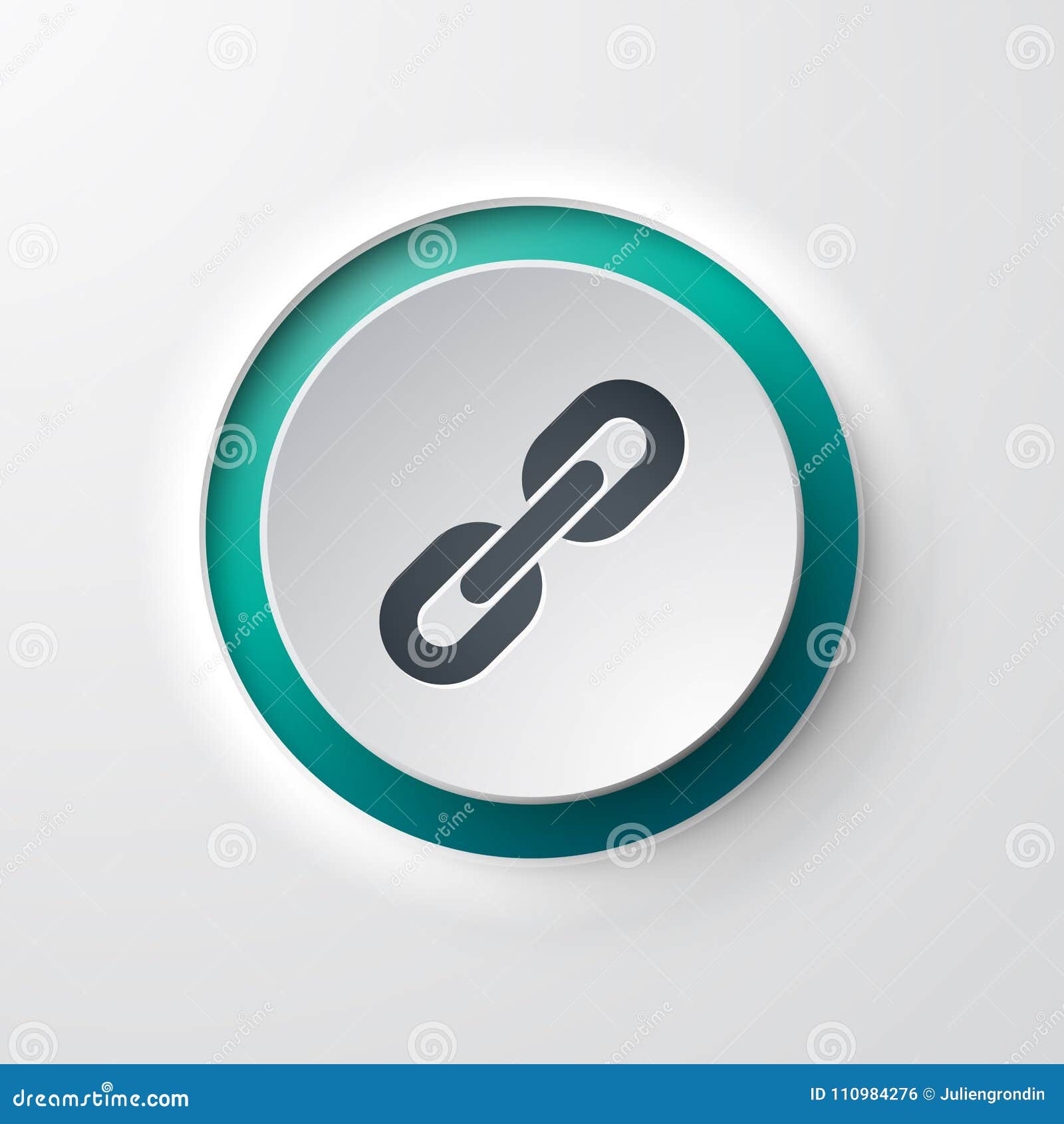 Web Icon Push-button Link Internet Stock Illustration - Illustration of ...