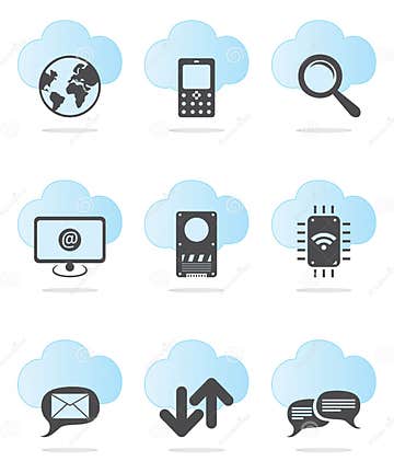 Web icon set stock vector. Illustration of digital, icon - 27067997