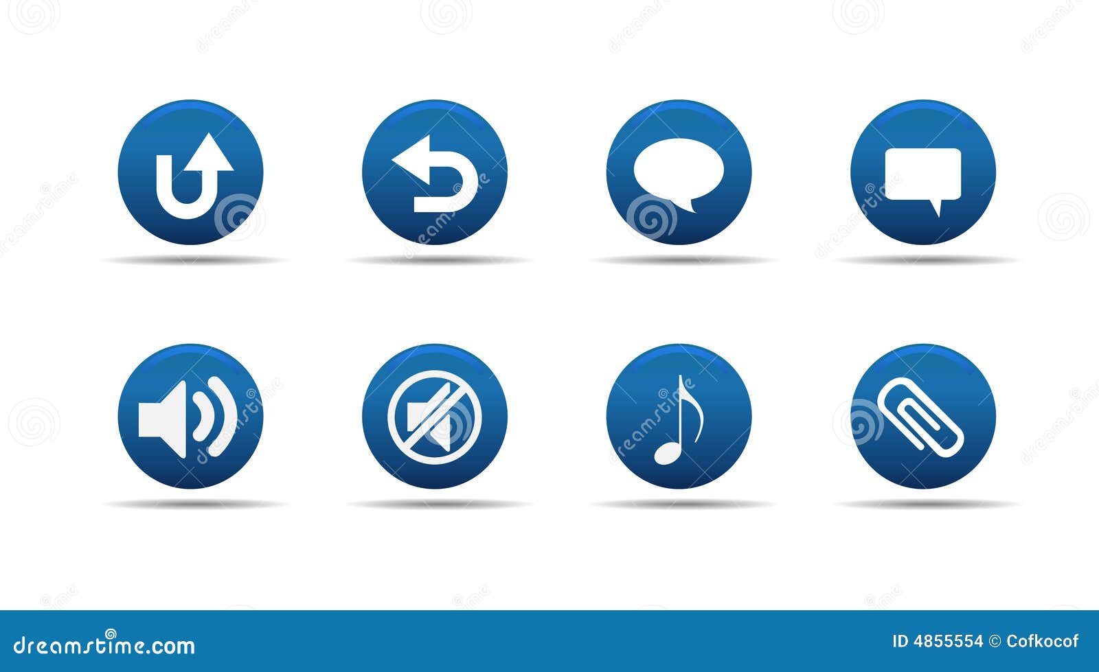 Web Icon Set 6 | Aloha Series Stock Vector - Illustration of glassy ...