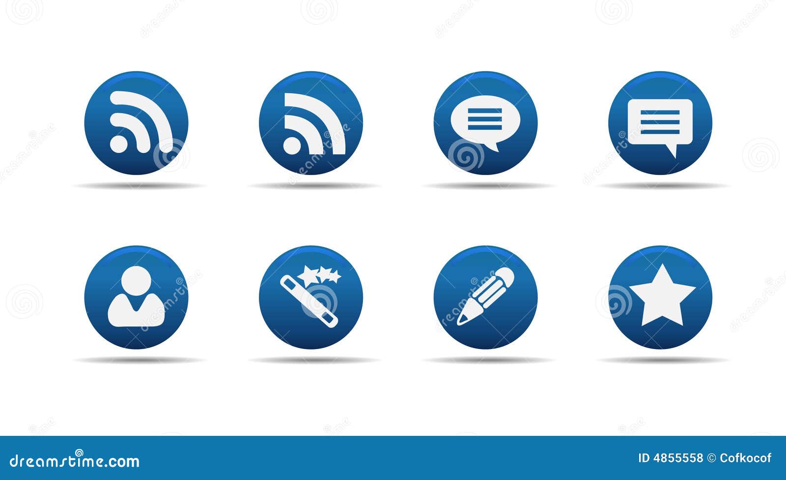 Web Icon Set 7 | Aloha Series Editorial Stock Photo - Illustration of ...