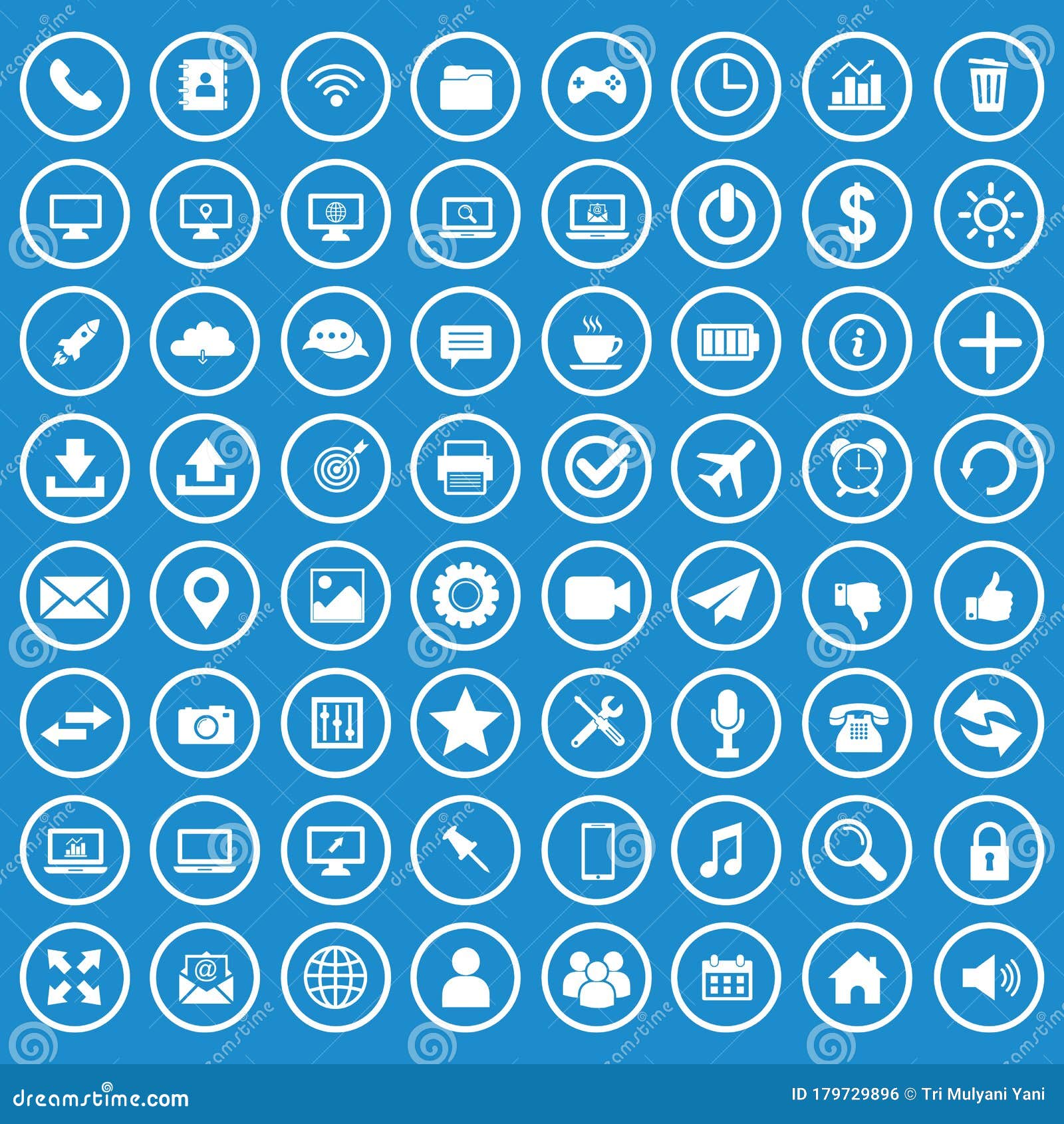 Website Icon Vector Symbol for Contact Us Stock Vector - Illustration ...