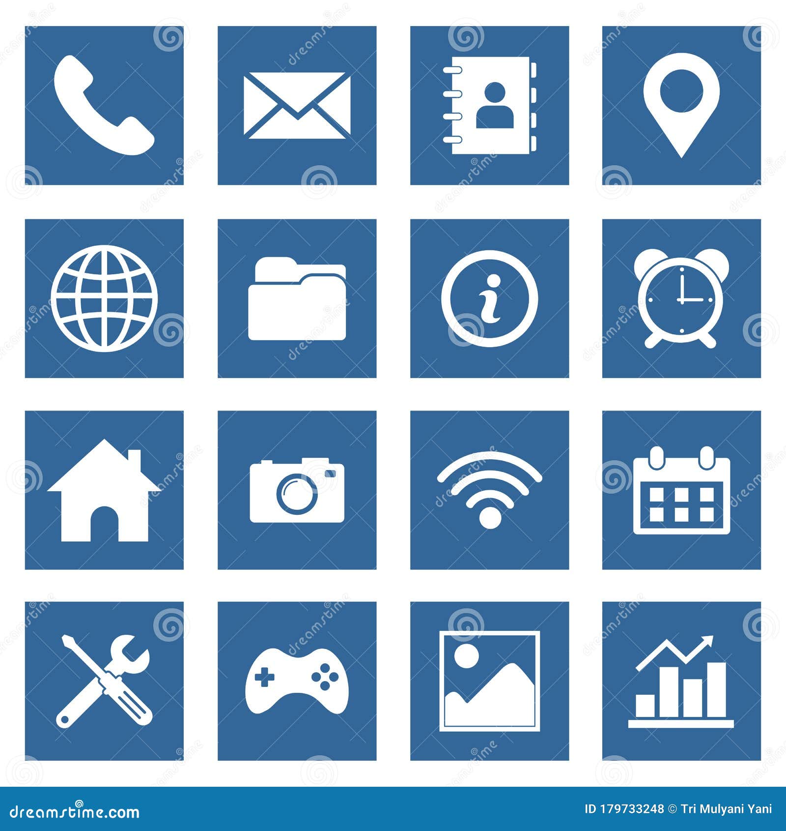 Website Icon Vector Symbol for Contact Us Stock Vector - Illustration ...