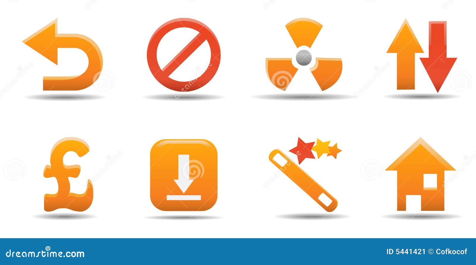 Web icon set part 8 stock vector. Illustration of interface - 5441421