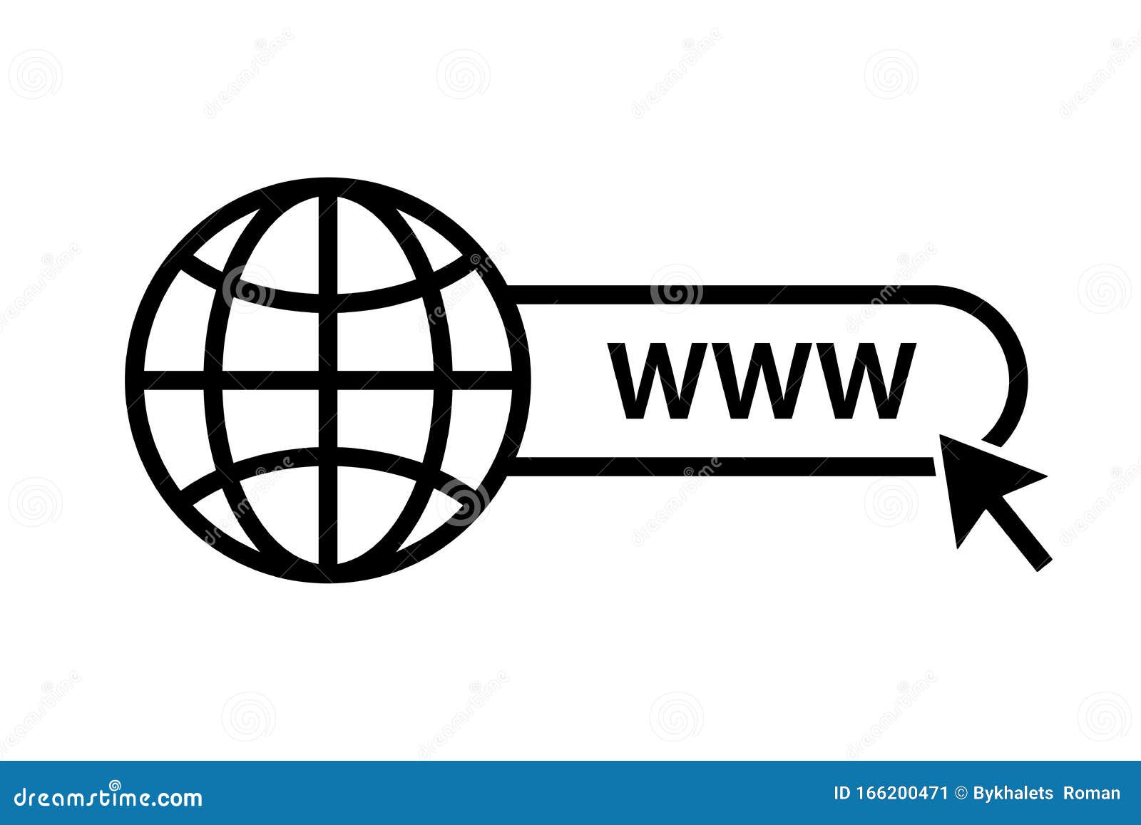 Web Icon. WWW Sign. Search Www Vector Icon. Web Hosting Technology ...