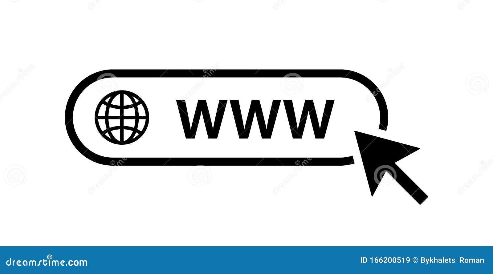 Web Icon. WWW Sign. Search Www Vector Icon. Web Hosting Technology ...