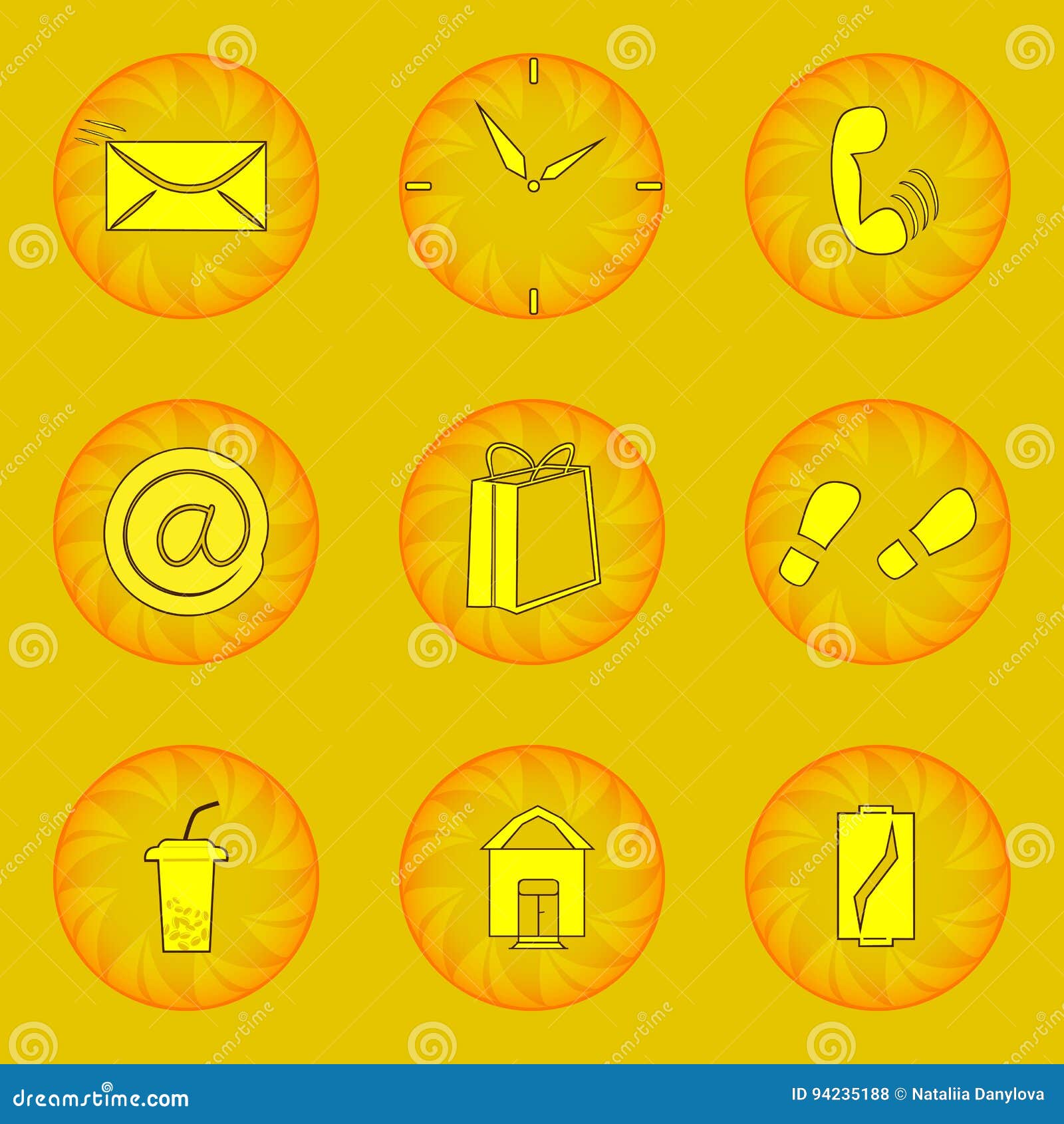Web-icon_yellow 9 иллюстрация штока. иллюстрации насчитывающей ñˆð¸ñ€ð ...