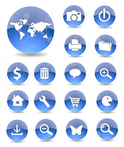 Web Icons stock illustration. Illustration of speech, style - 5125948