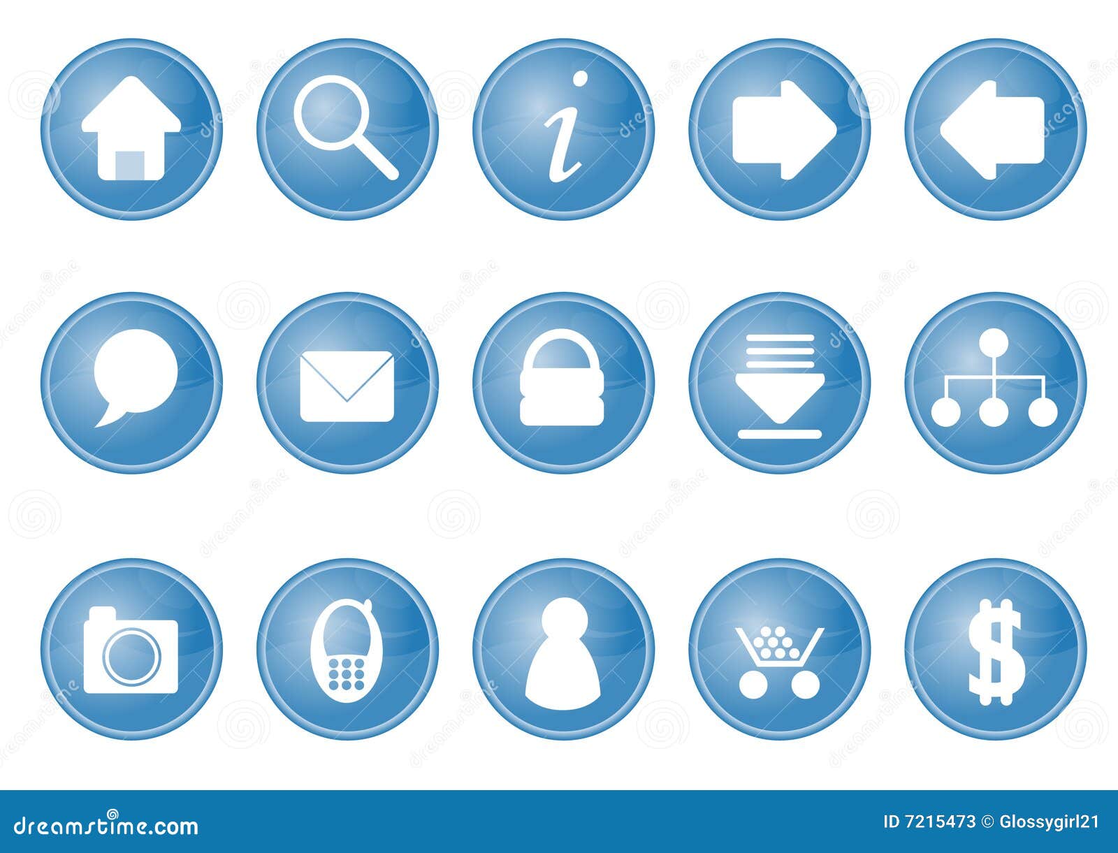 Web Icons stock vector. Illustration of information, next - 7215473