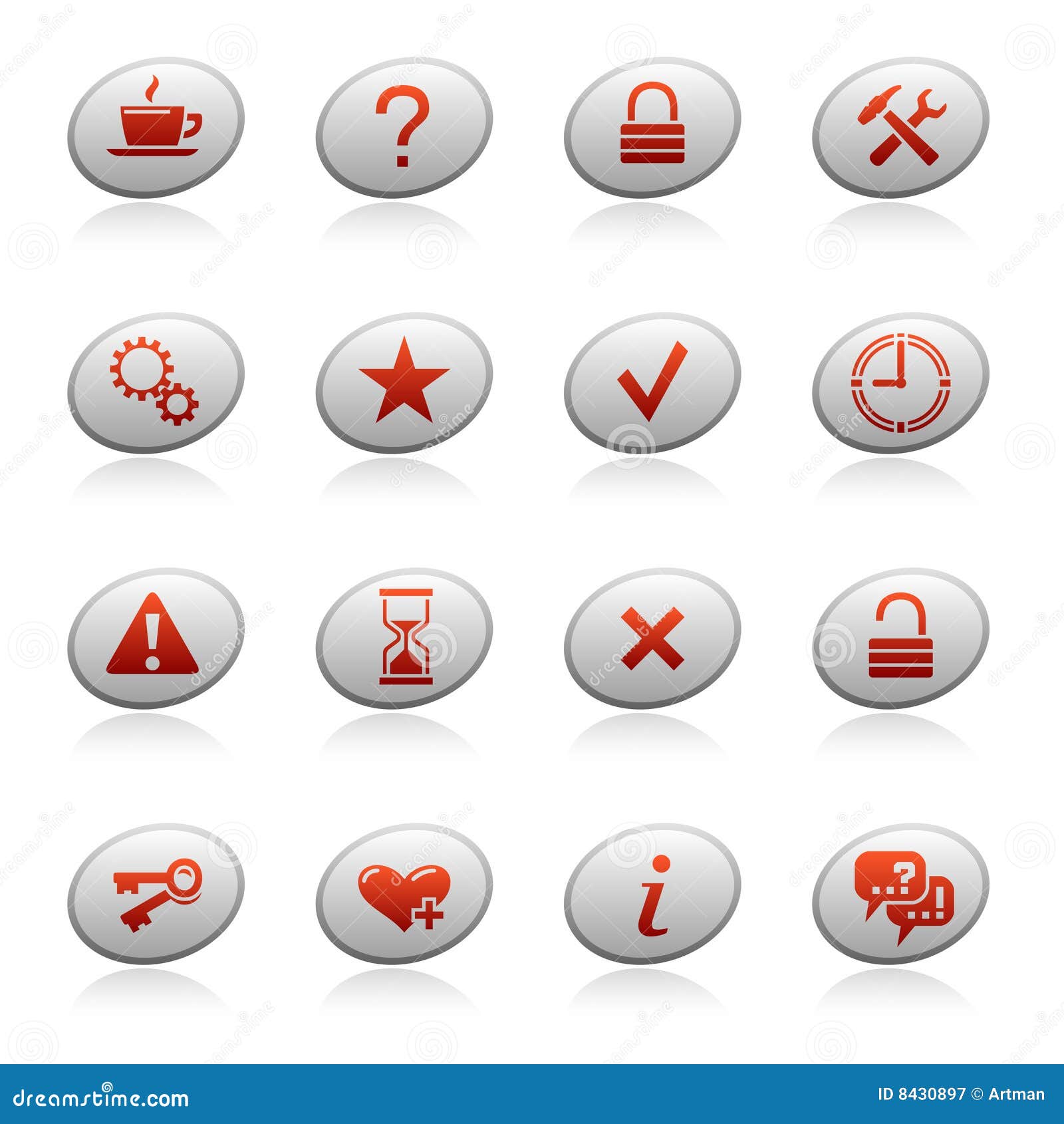 Ellipse Buttons Stock Photo | CartoonDealer.com #7473888