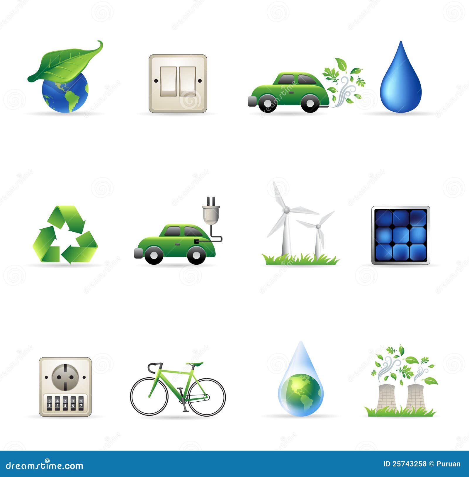 Web Icons - Environment stock vector. Illustration of icon - 25743258