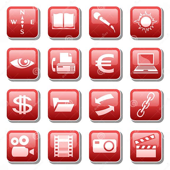 Web icons. Part four stock vector. Illustration of chain - 6695541