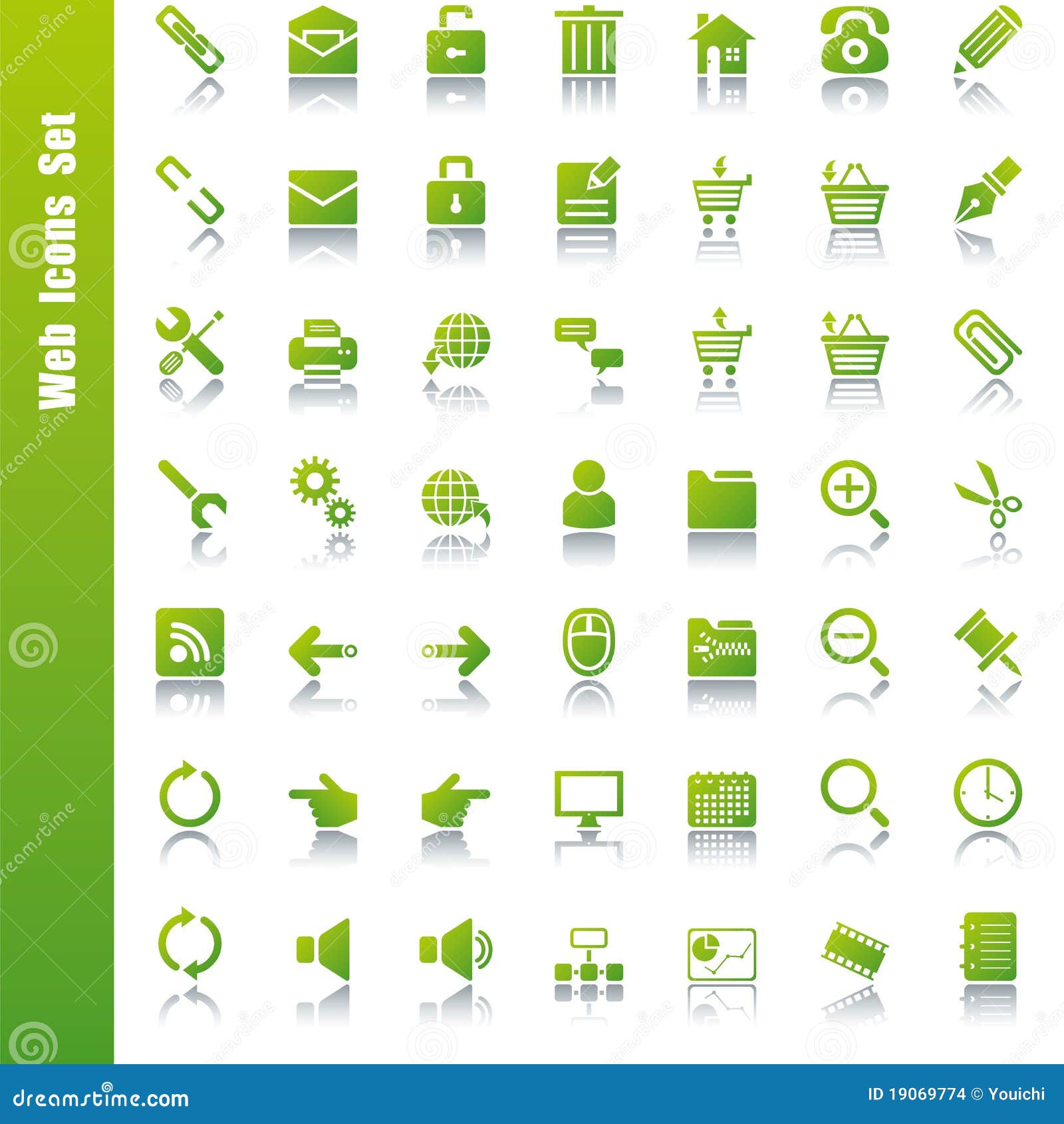 Web icons set stock vector. Illustration of home, forward - 19069774