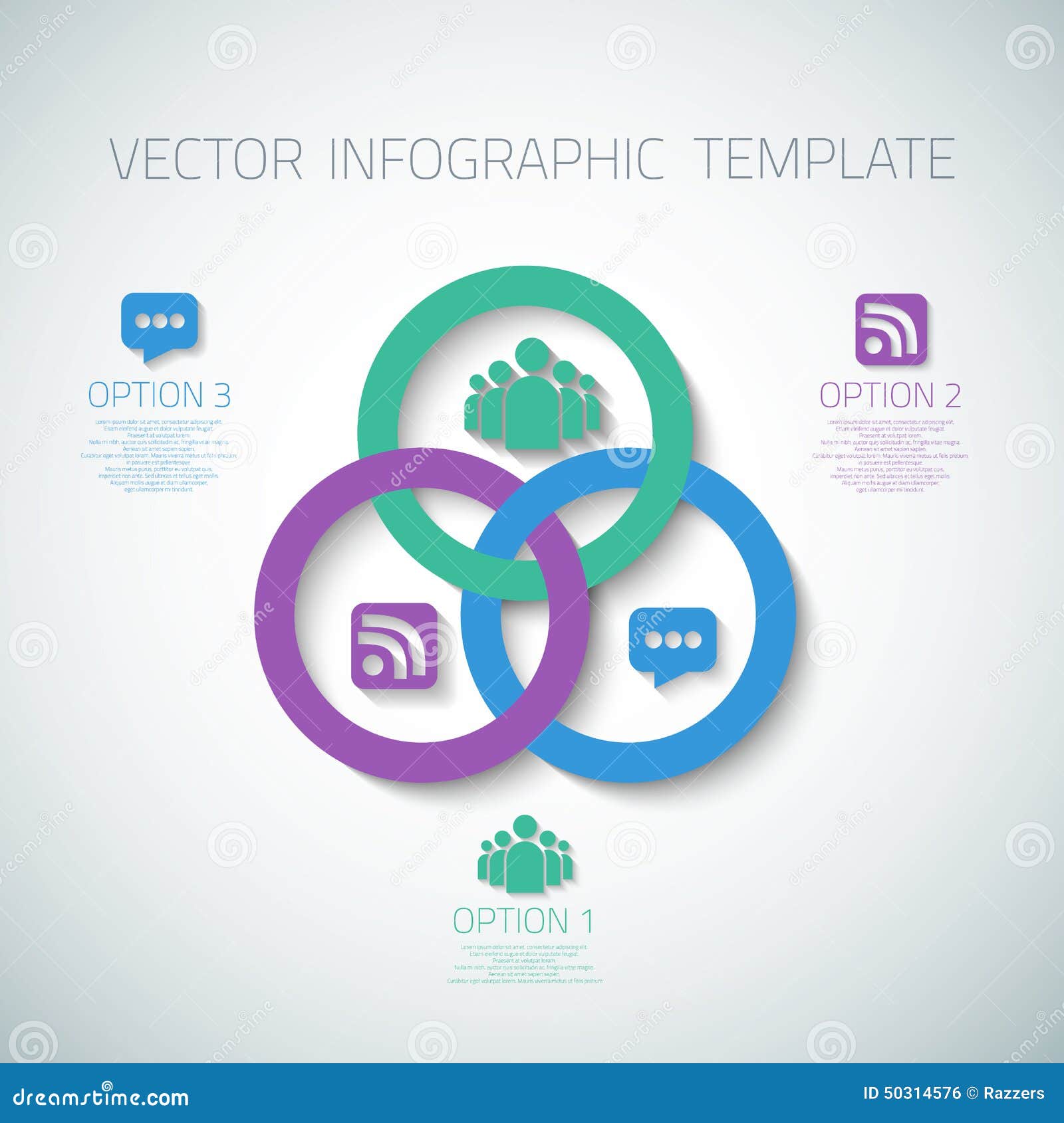 Web Infographic Template Layout with Vector Icons Stock Vector ...