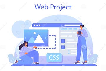 Web Integration. Website Layout Converting and Integrating Stock Vector ...