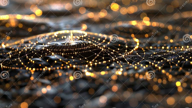 A Web of Interconnected Nodes and Pathways Representing the Complex ...