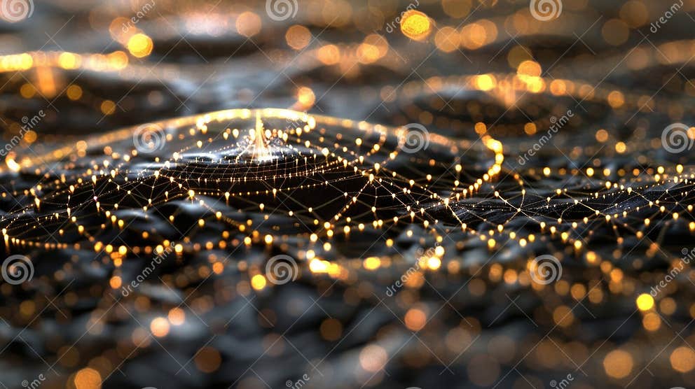 A Web of Interconnected Nodes and Pathways Representing the Complex Interconnectedness of Data ...