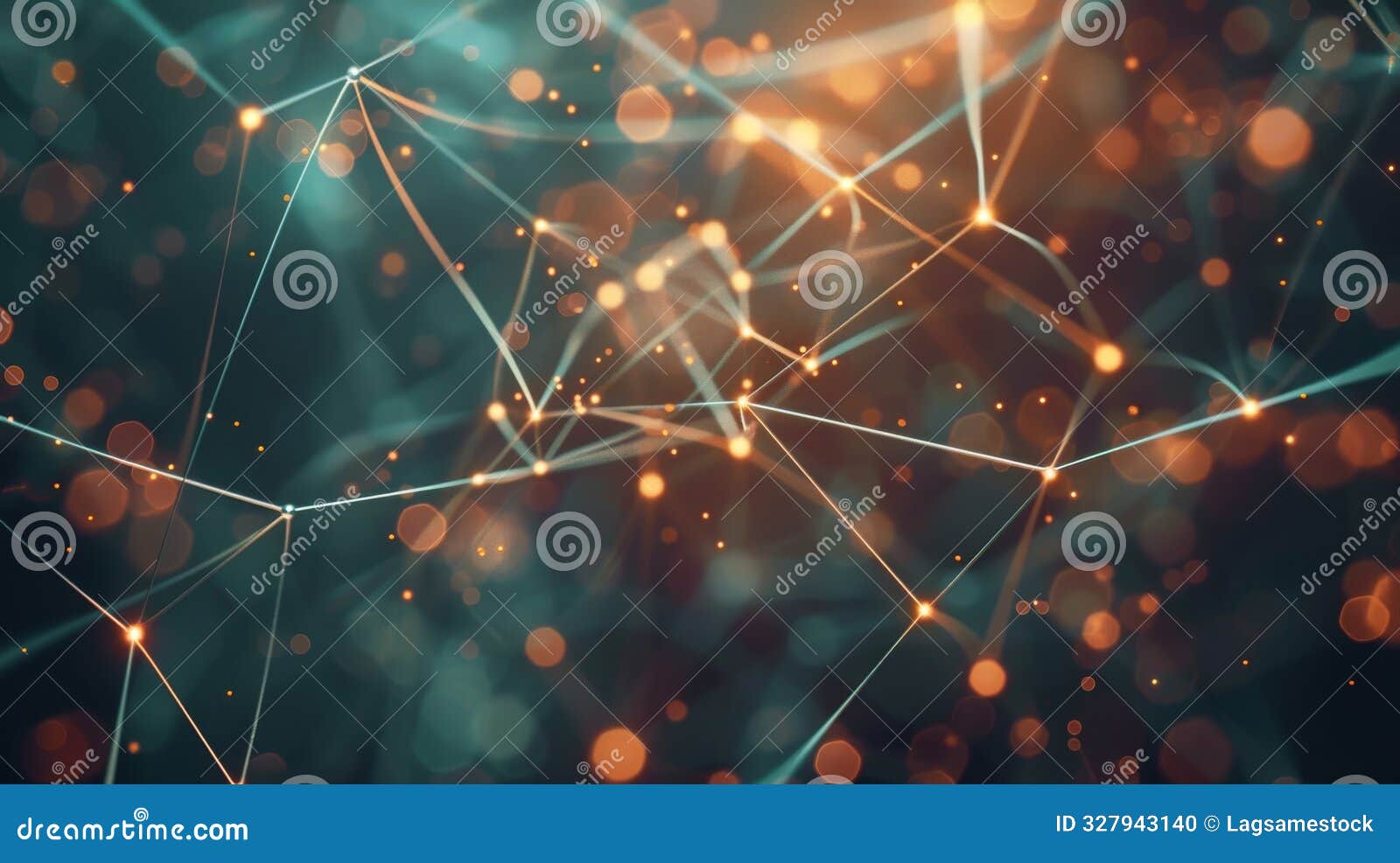 A Web of Interconnected Wires and Circuits Stock Illustration ...